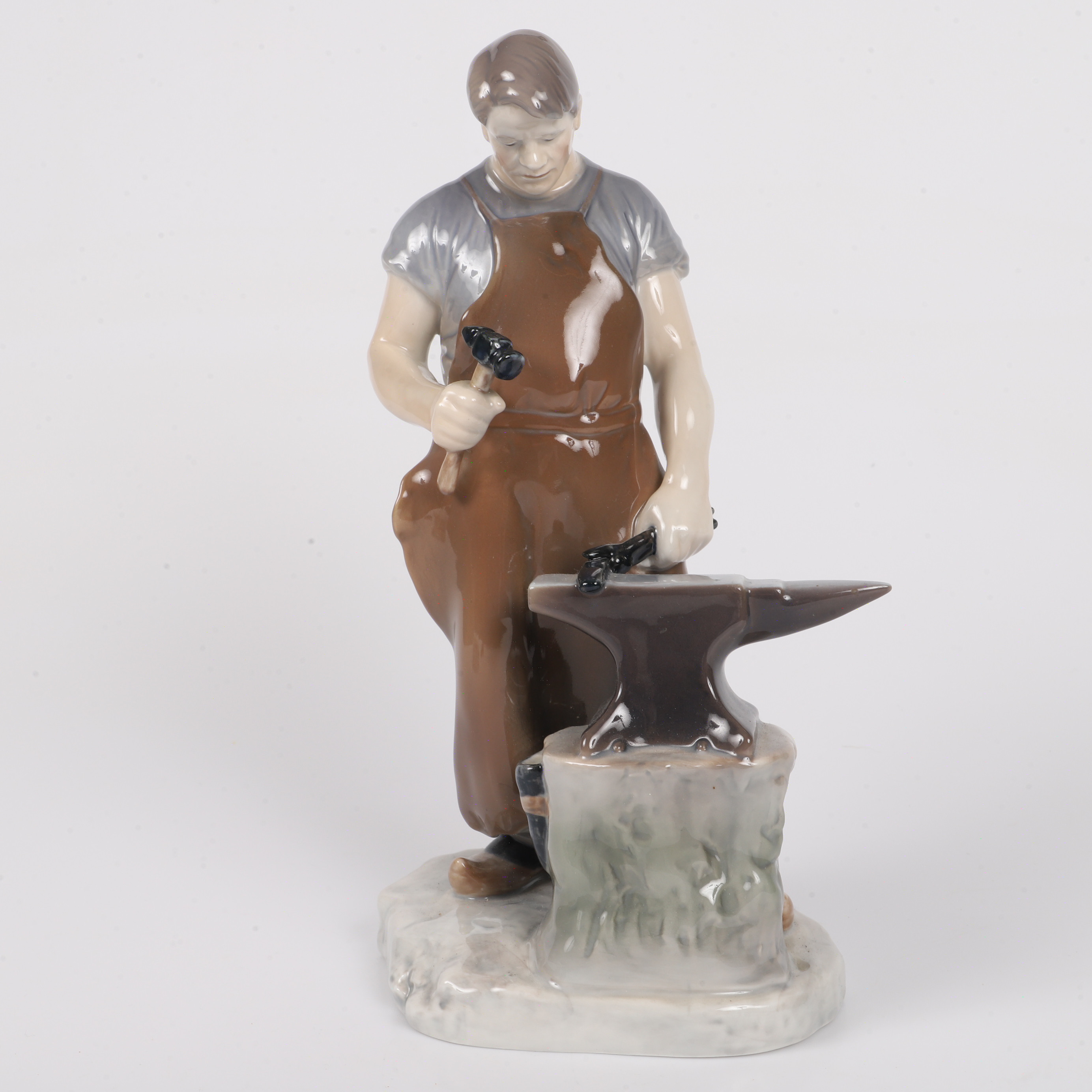 Images for 2108504. FIGURE, blacksmith, porcelain, Axel Locker, Royal ...