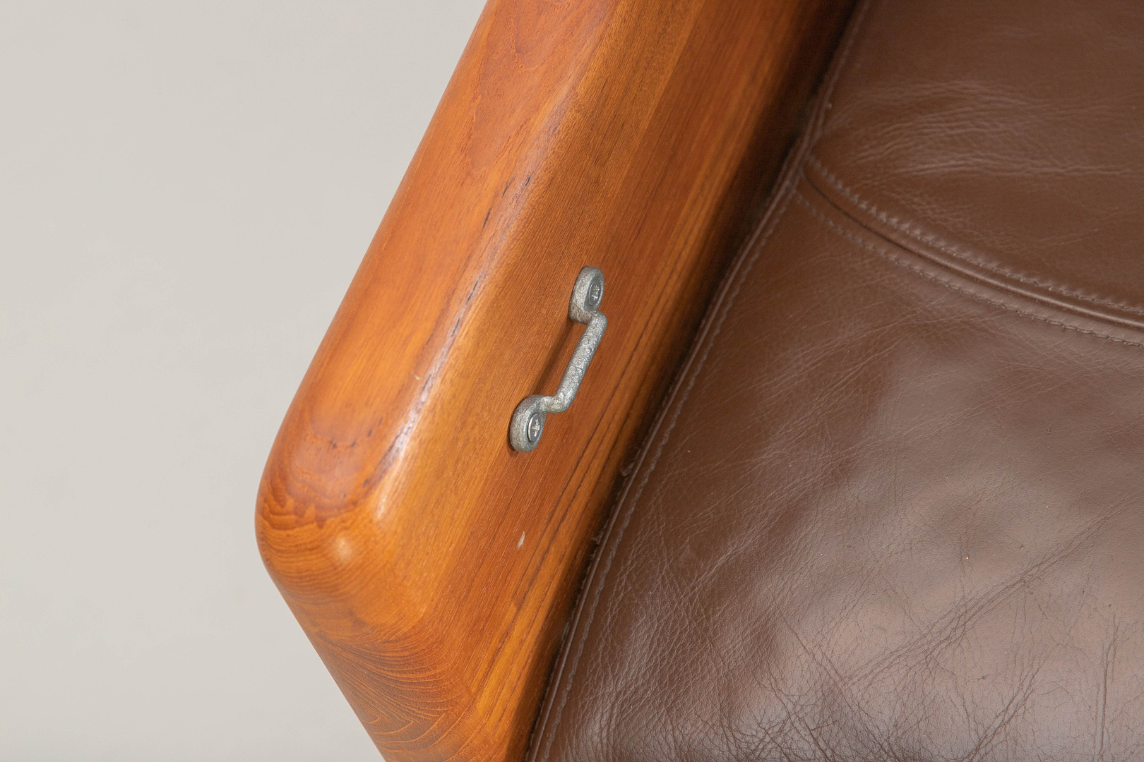 Bilder för 2109712. Mikael Laursen, 3-sits soffa, teak och läder ...