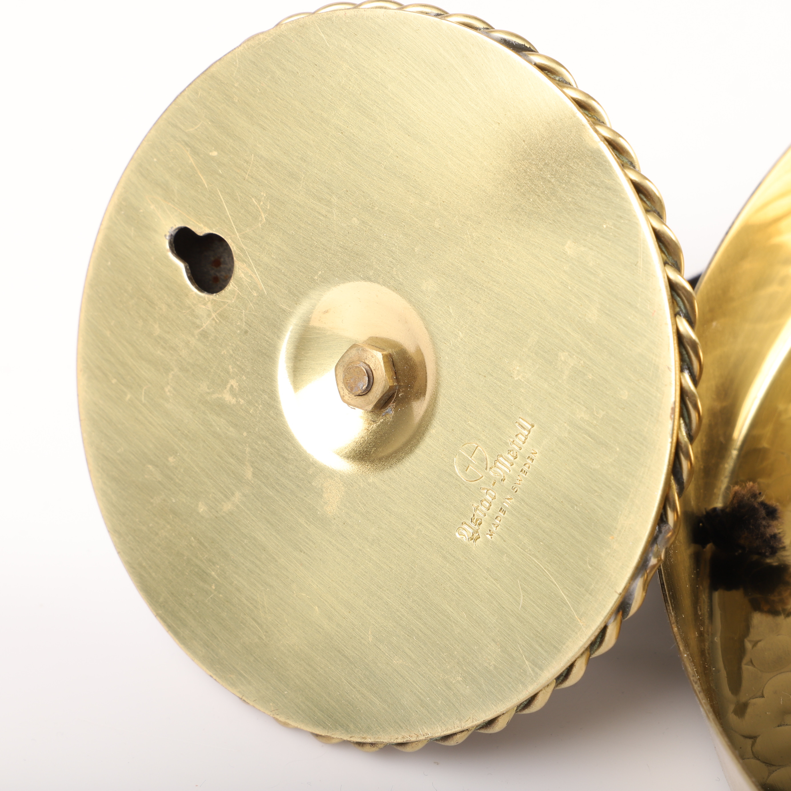 Images for 2110990. GONG-GONG, wall-hung, brass/wood/rubber, Gunnar ...
