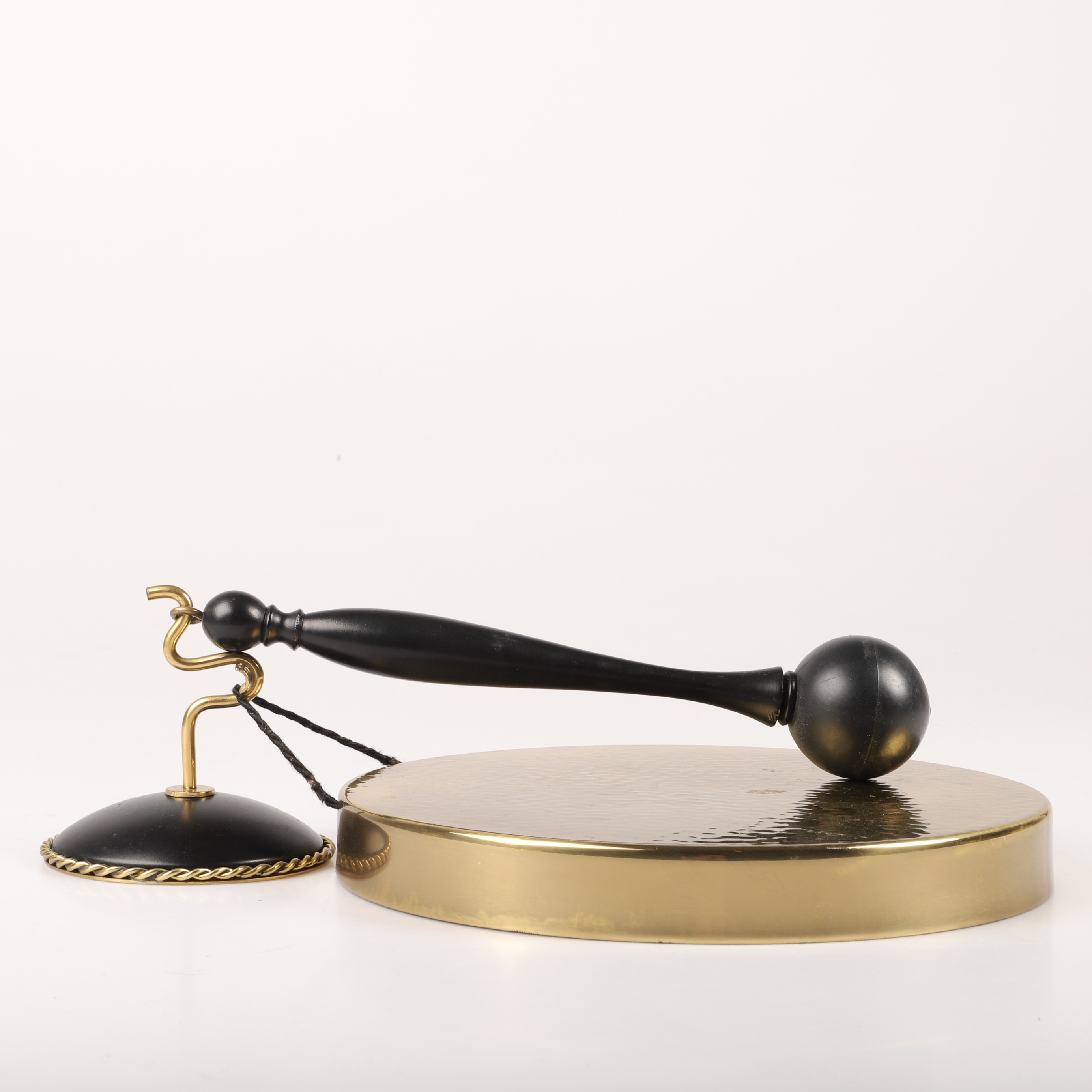 Images for 2110990. GONG-GONG, wall-hung, brass/wood/rubber, Gunnar ...