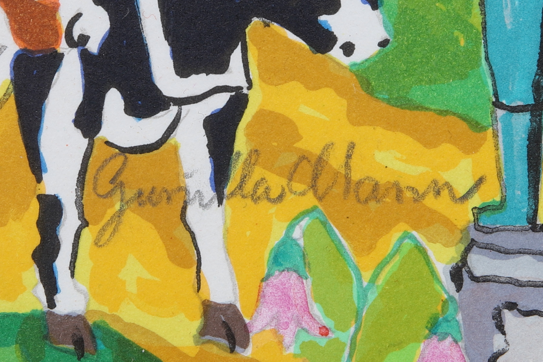 Images for 2114474. GUNILLA MANN. color lithograph, ''Småland, my ...