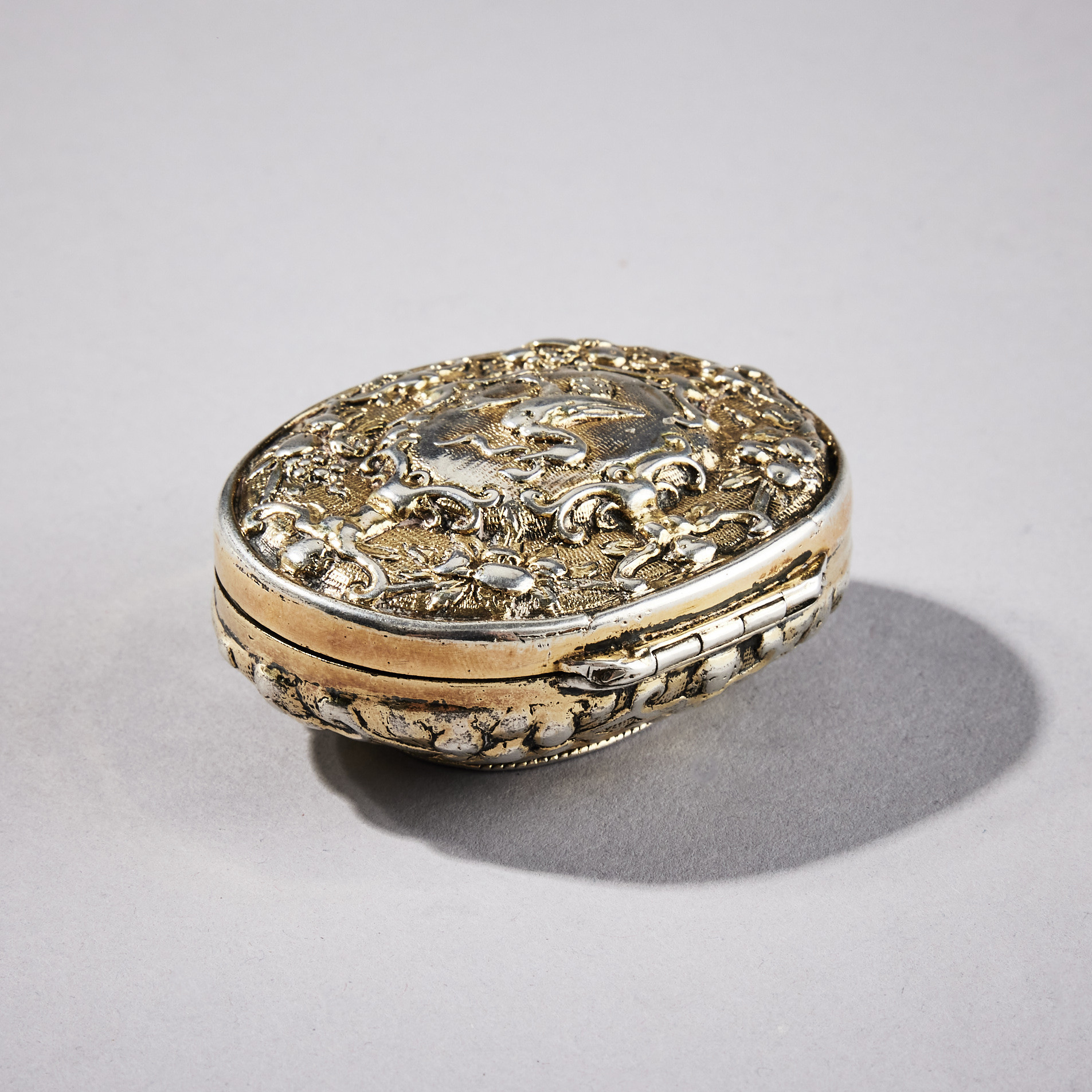 Images for 2115175. A late 17th century parcel-gilt silver snuff box ...