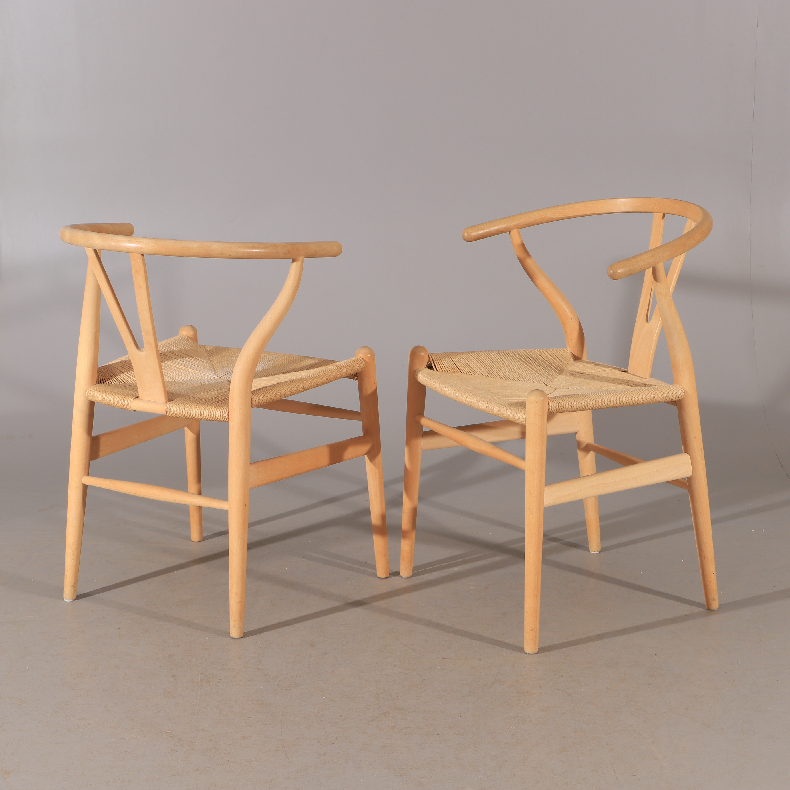Images for 2115831. Chairs, 6 pieces, "CH 24", Y-chair, Carl Hansen ...
