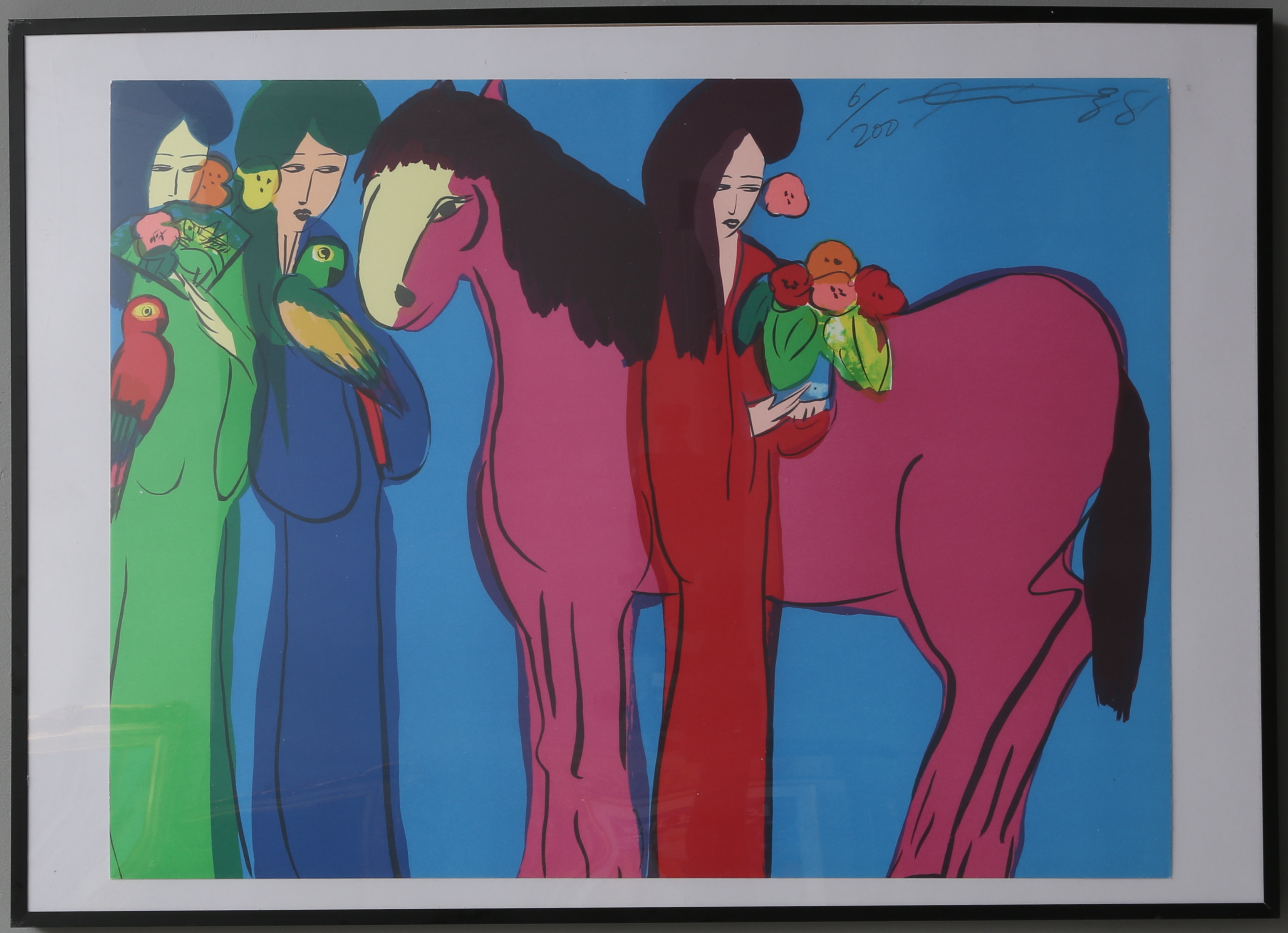 Images for 2122220. WALASSE TING. lithograph, numbered 6/200, signed ...