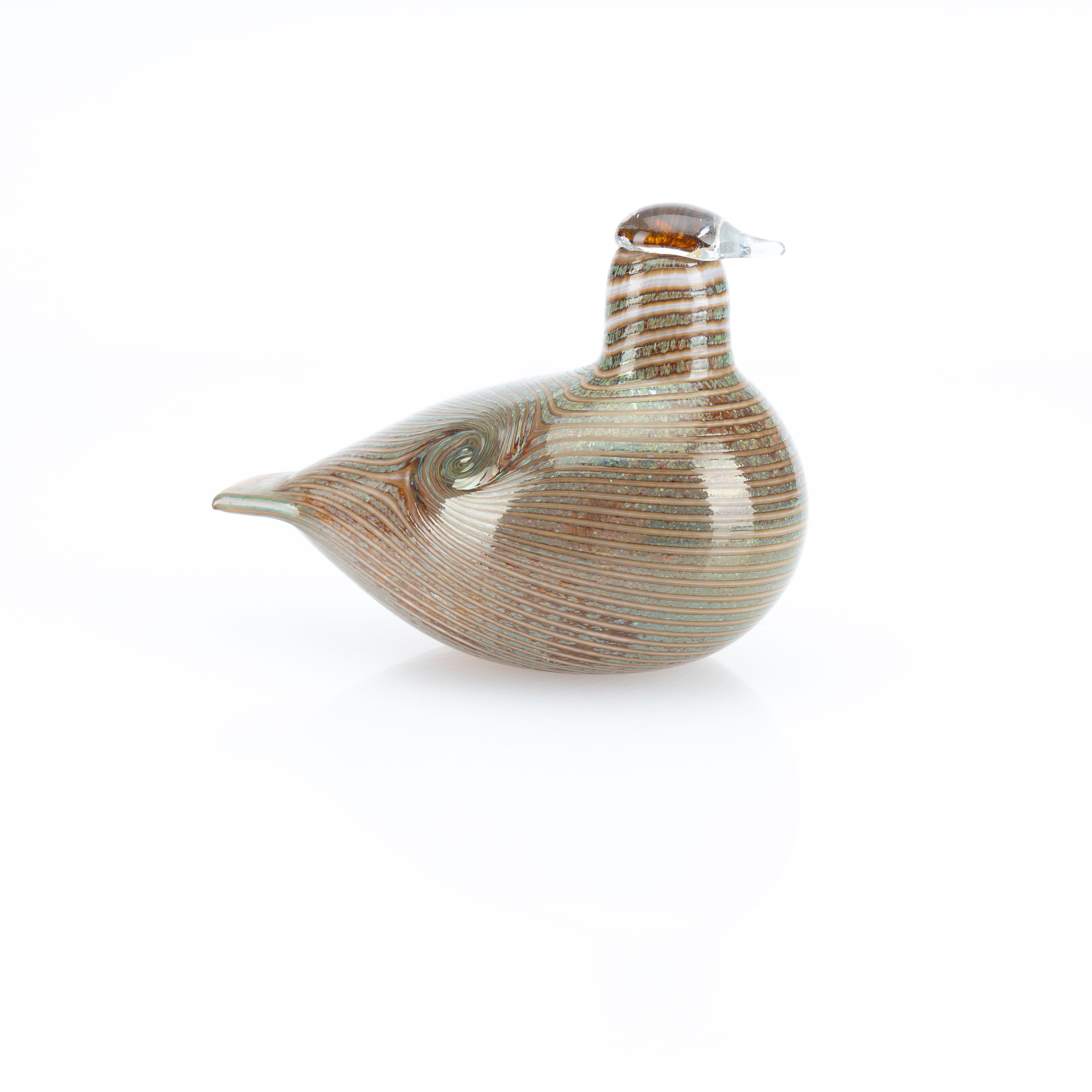 2123180 Oiva Toikka Glass Lintu Alli Allekirjoittanut Oiva Toikka