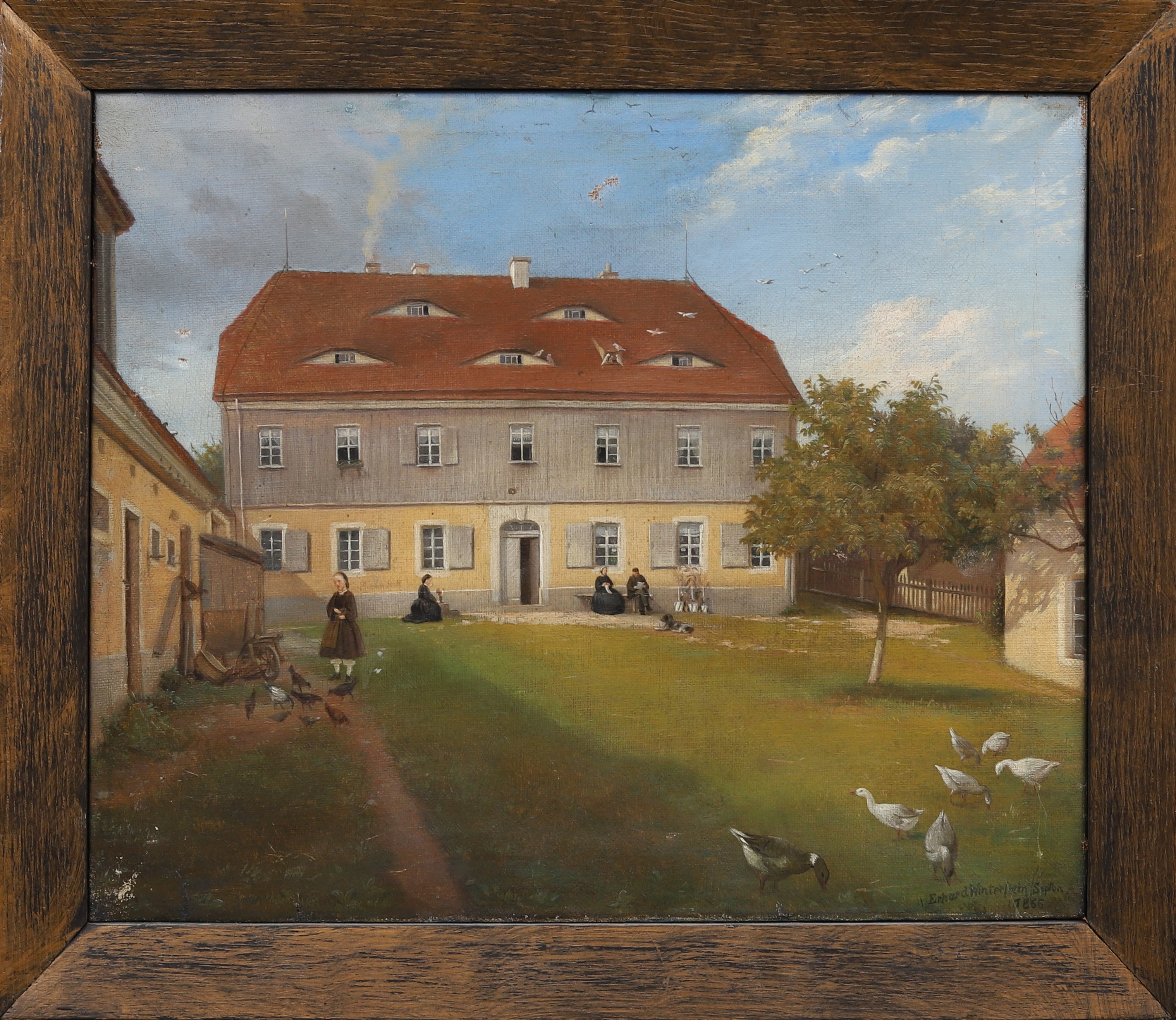 Images for 2123392. ERHARD WINTERSTEIN (TYSKLAND 1841-1919). Hens and ...