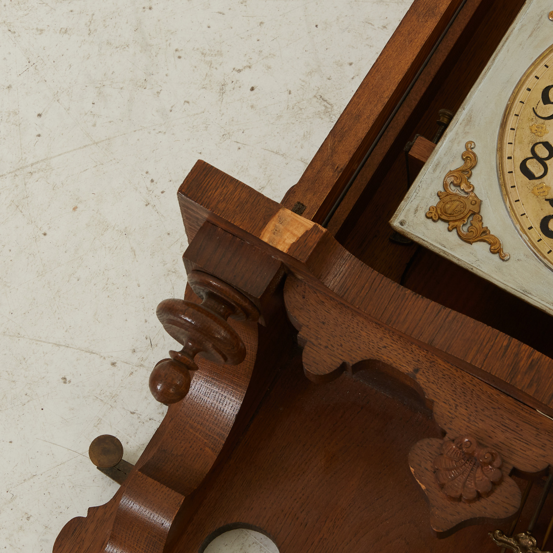 Images for 2123439. WALL CLOCK, turn of the century 1900, New ...