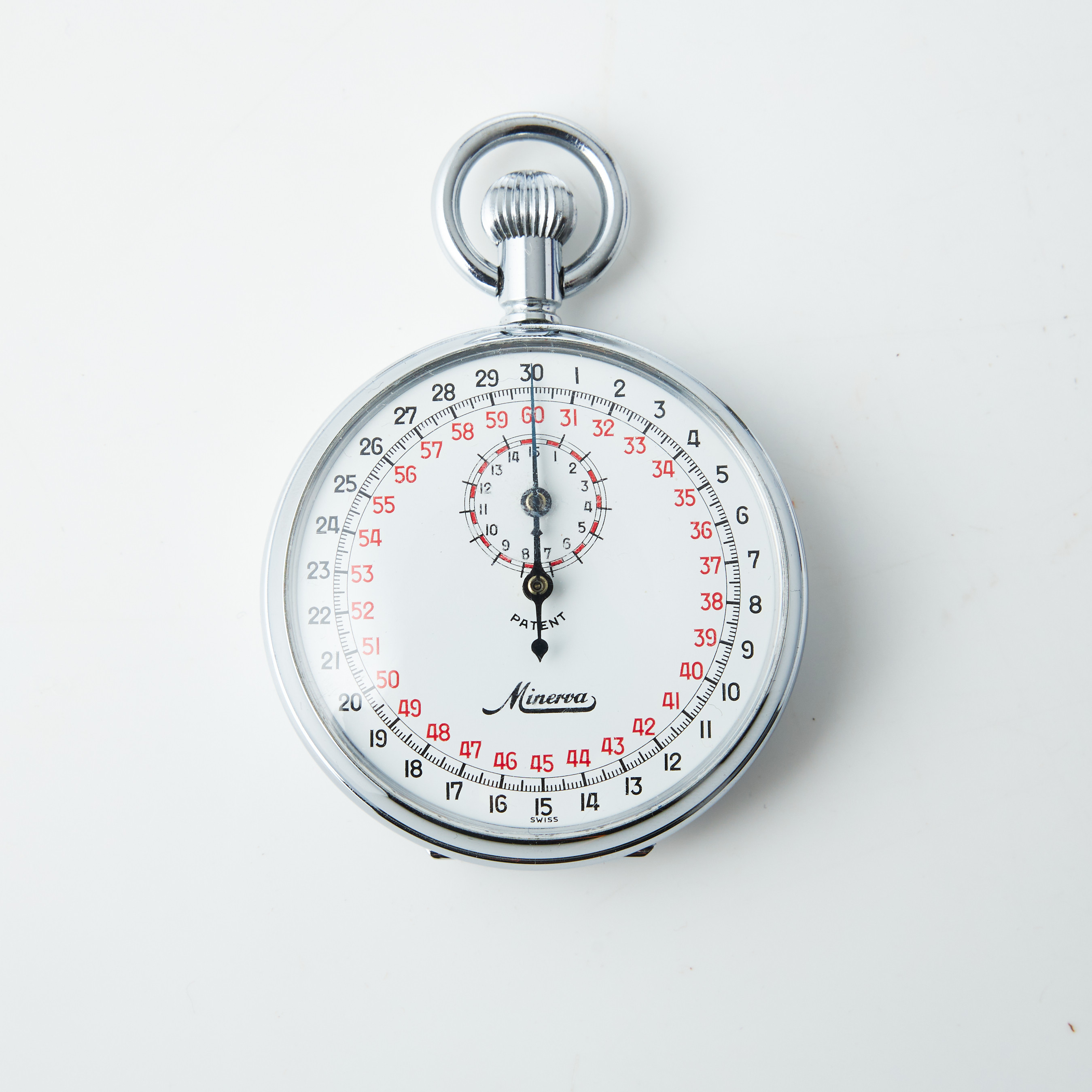 Images for 2123727. MINERVA, stopwatch, mid 20th century, chrome cases ...