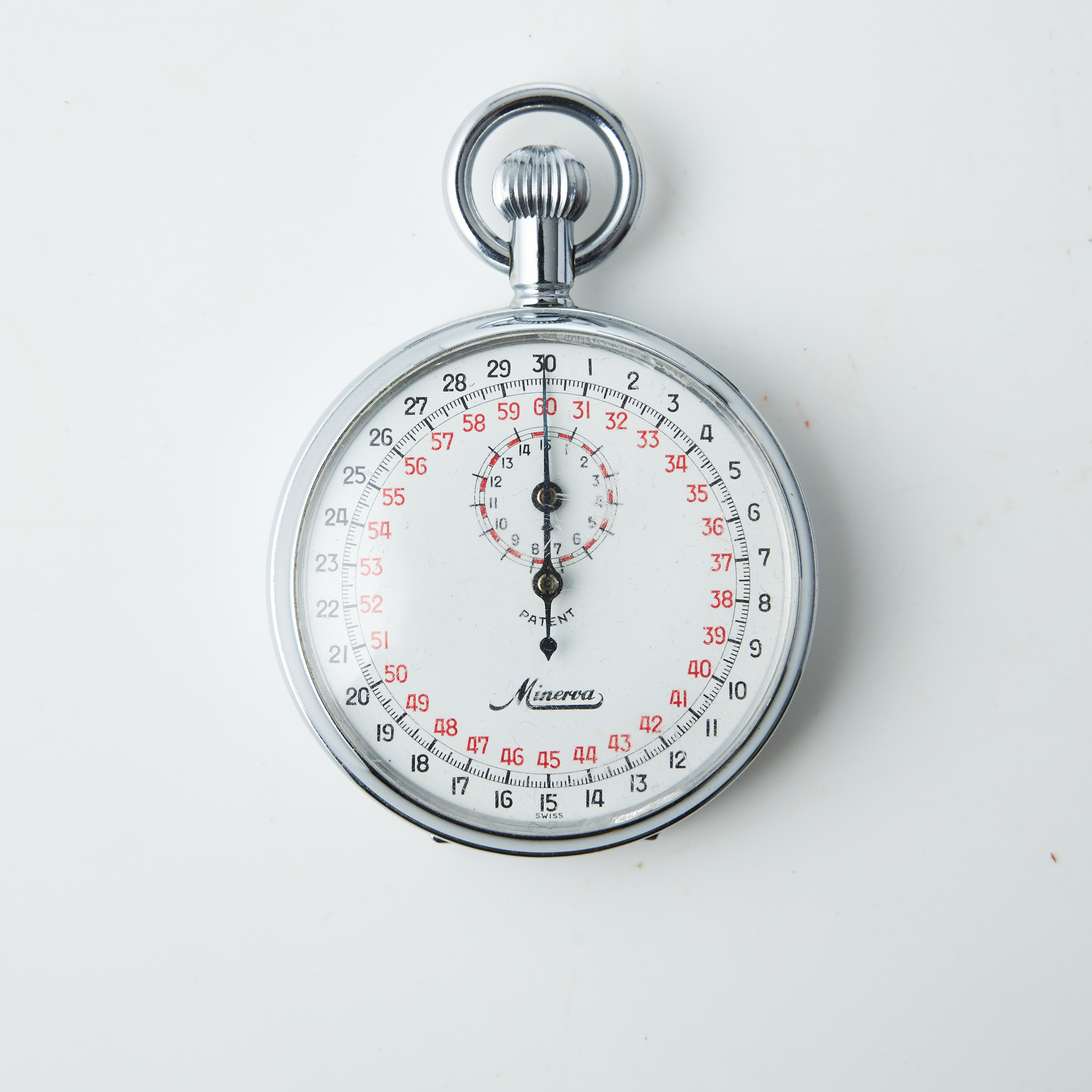 Images for 2123727. MINERVA, stopwatch, mid 20th century, chrome cases ...