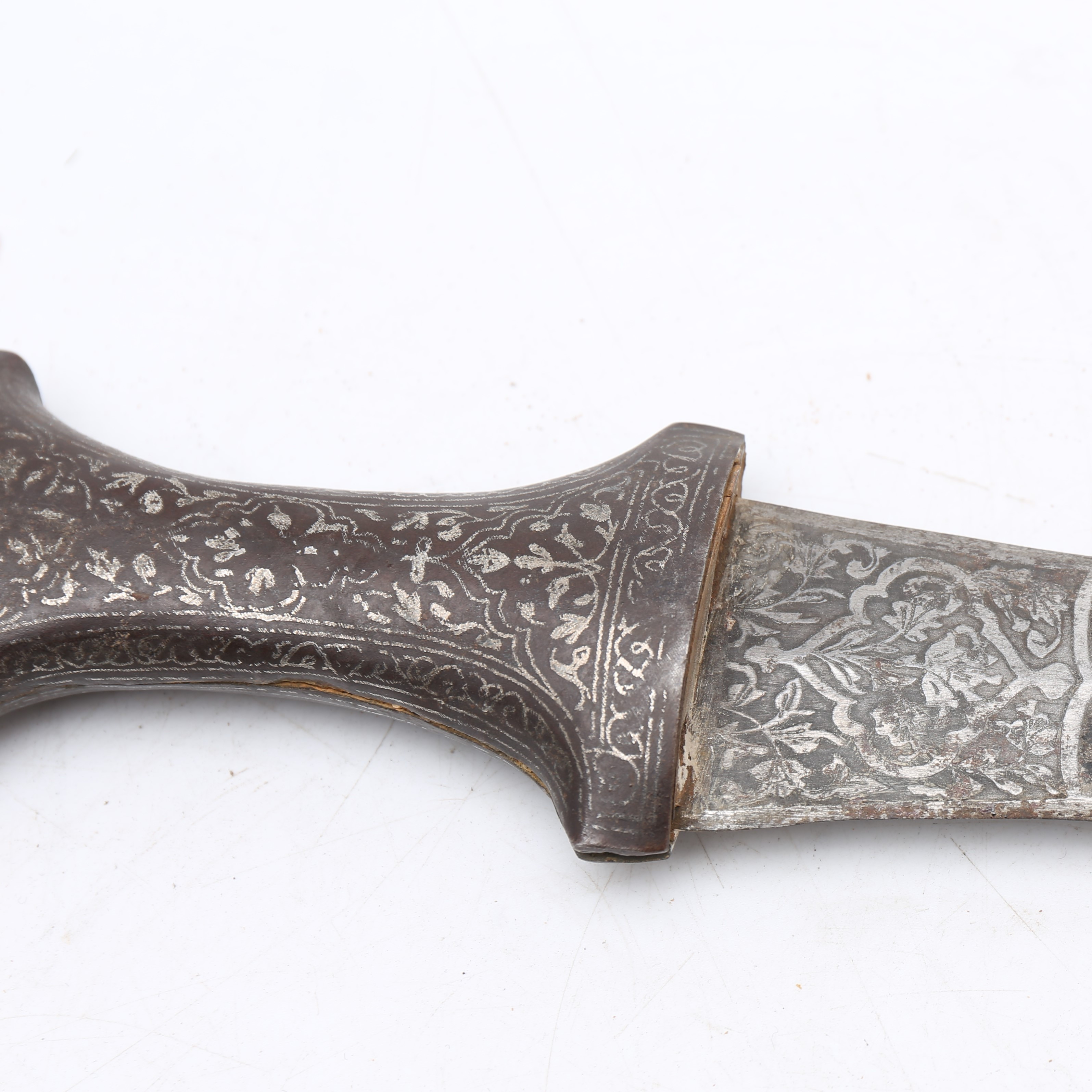 Images for 2125063. Arabic dagger in damascened steel and mother-of ...