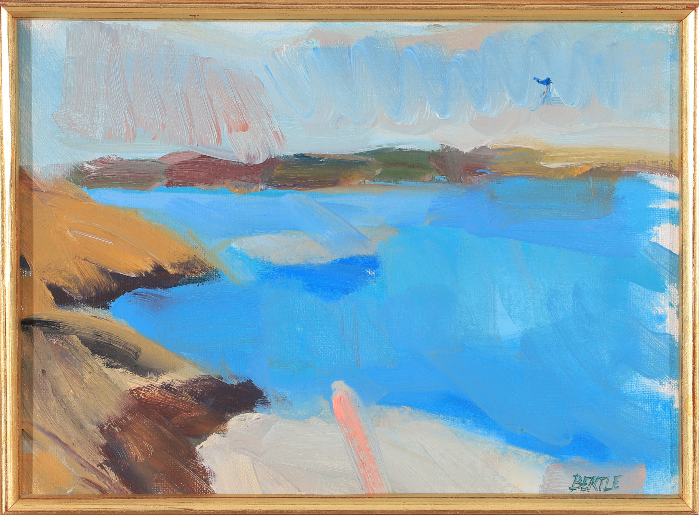 Images for 2125478. LARS BERTLE. "Towards Gåsö", oil on canvas signed ...