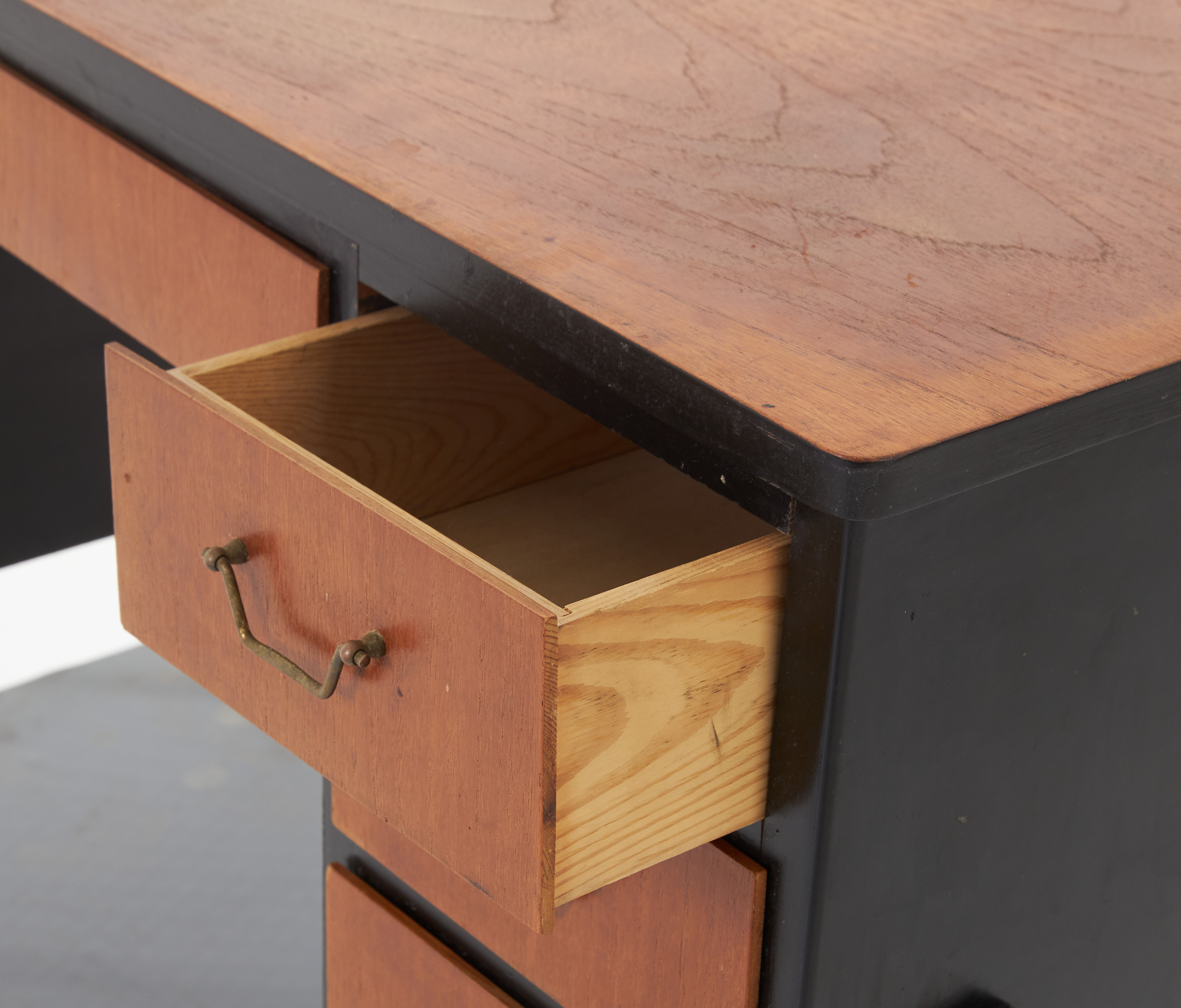 Images for 2126783. DESK, 1950s, 7 drawers, top and drawer fronts ...