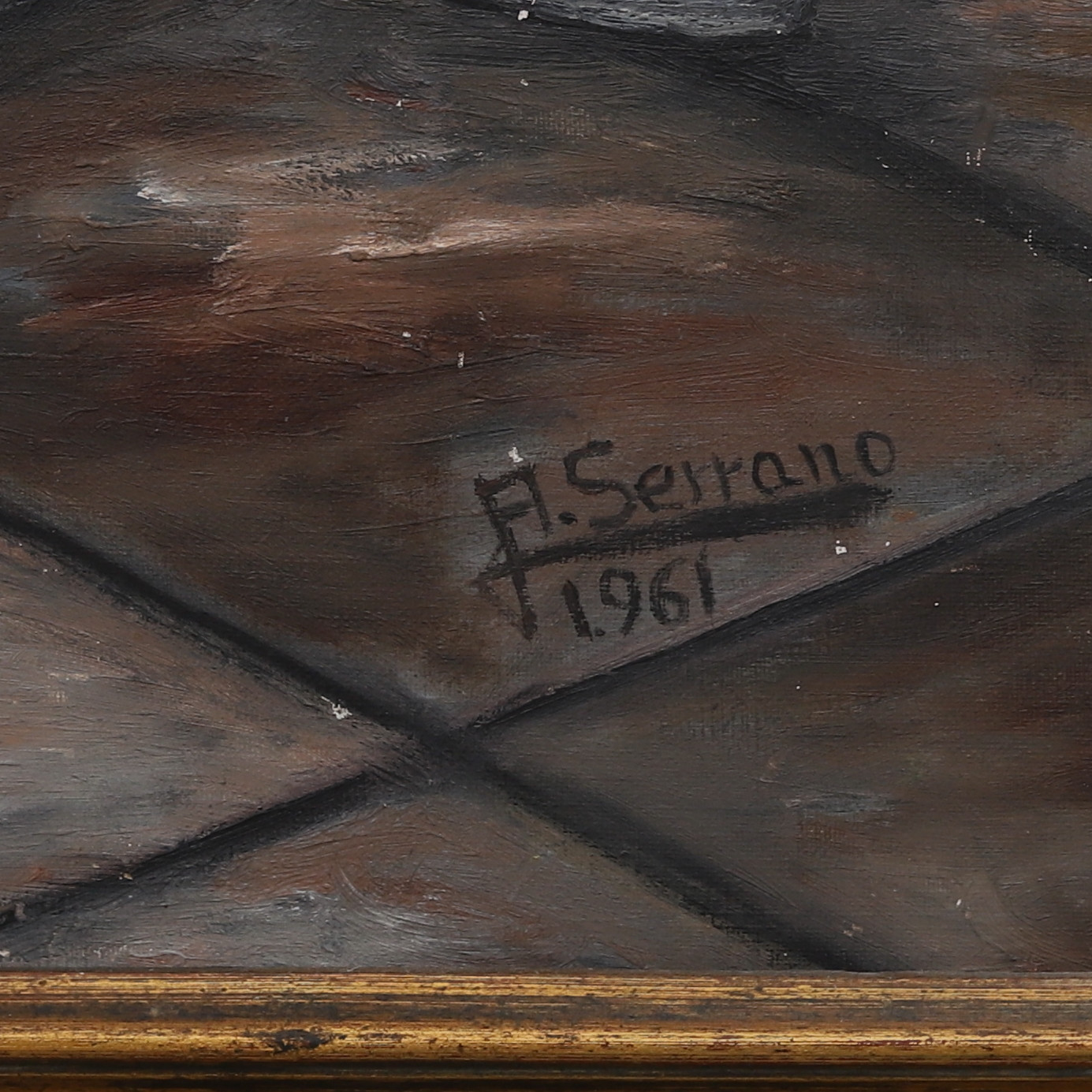 Images for 2134026. ALFONSO SERRANO. Seated man, oil on canvas, signed ...