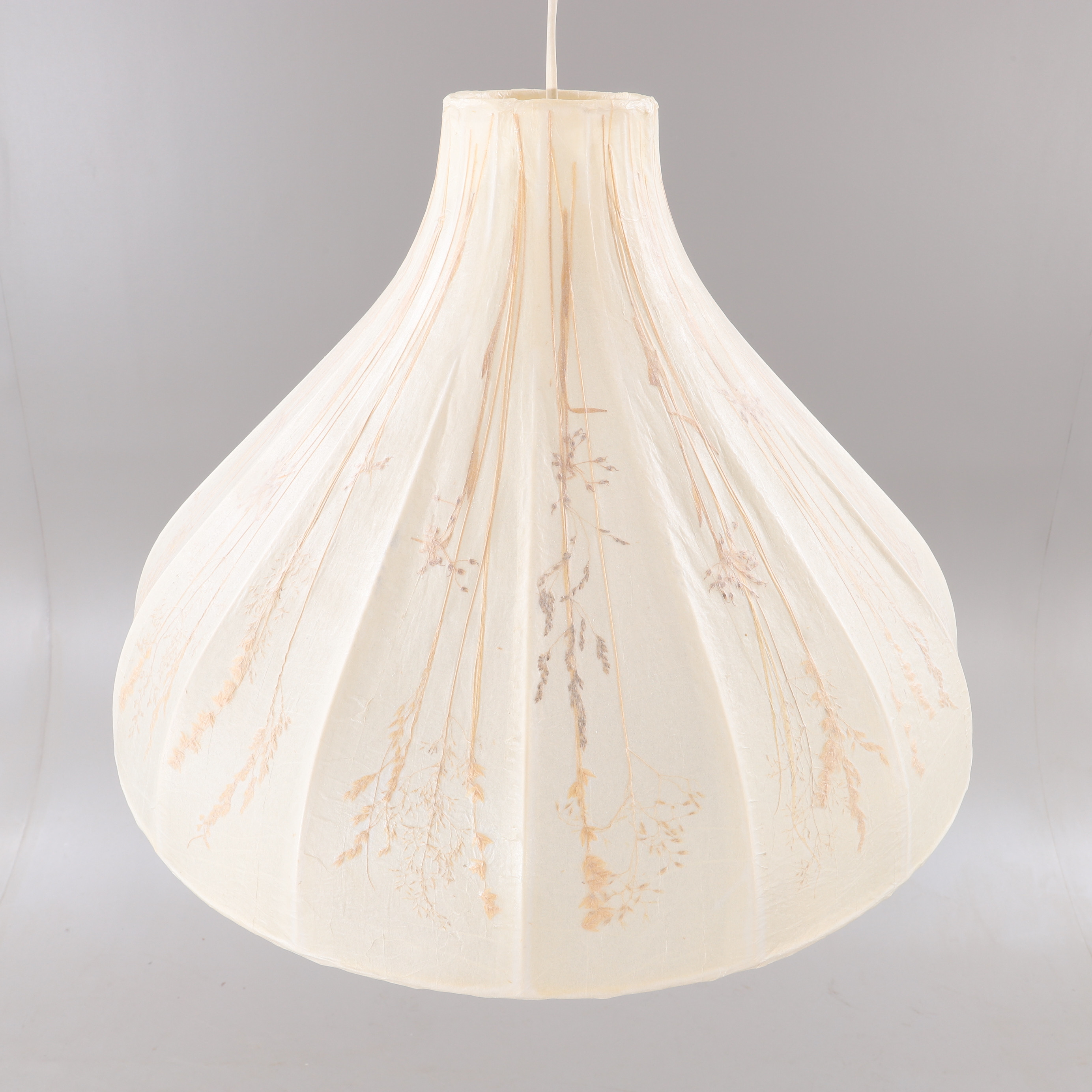 Bilder för 2135504. CARL MALMSTEN. Taklampa, "Kjolen", rispapper samt ...