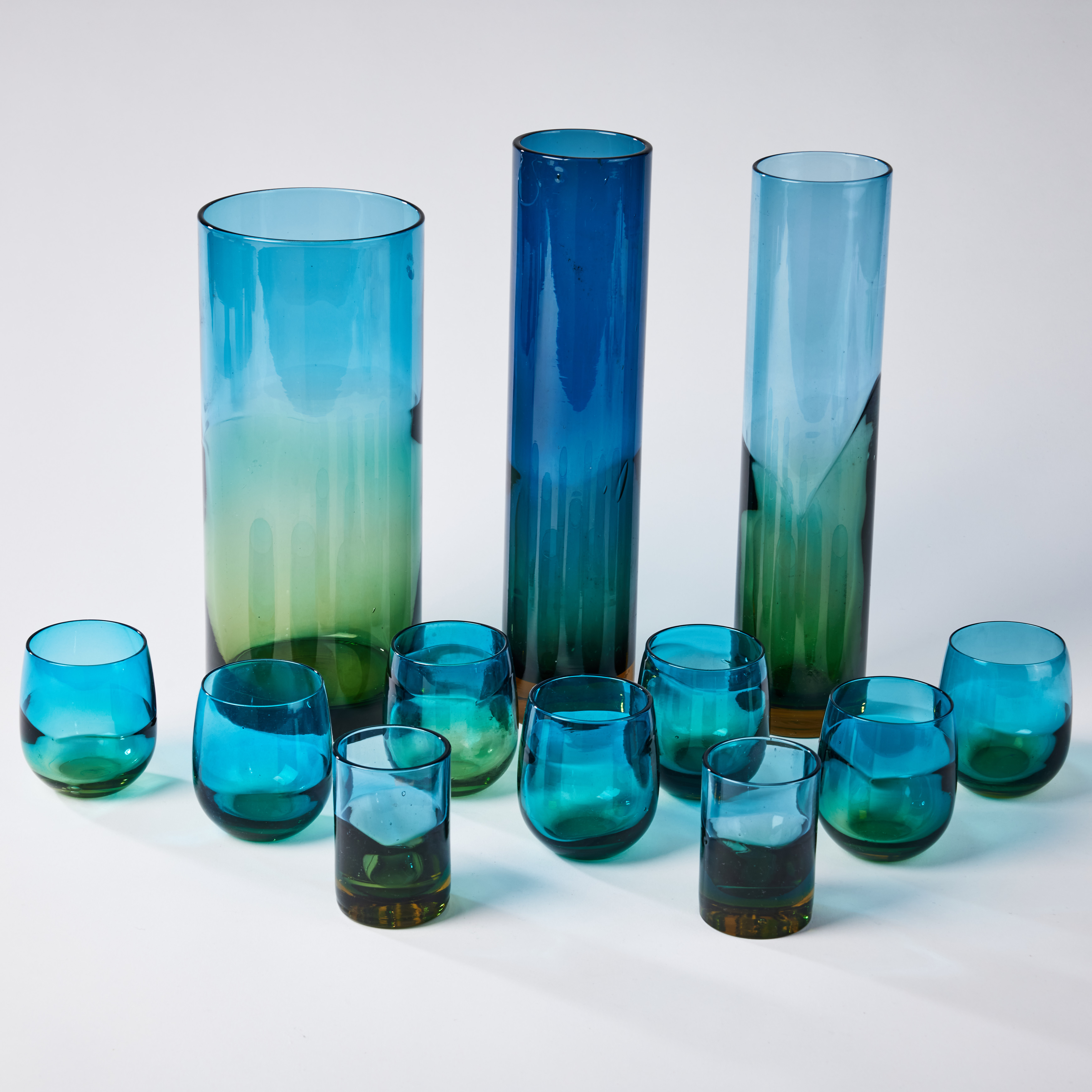 Bilder zu 2139174. GÖRAN WÄRFF. "Tropico", Vasen 3 Stk., 7 + 2 Gläser ...