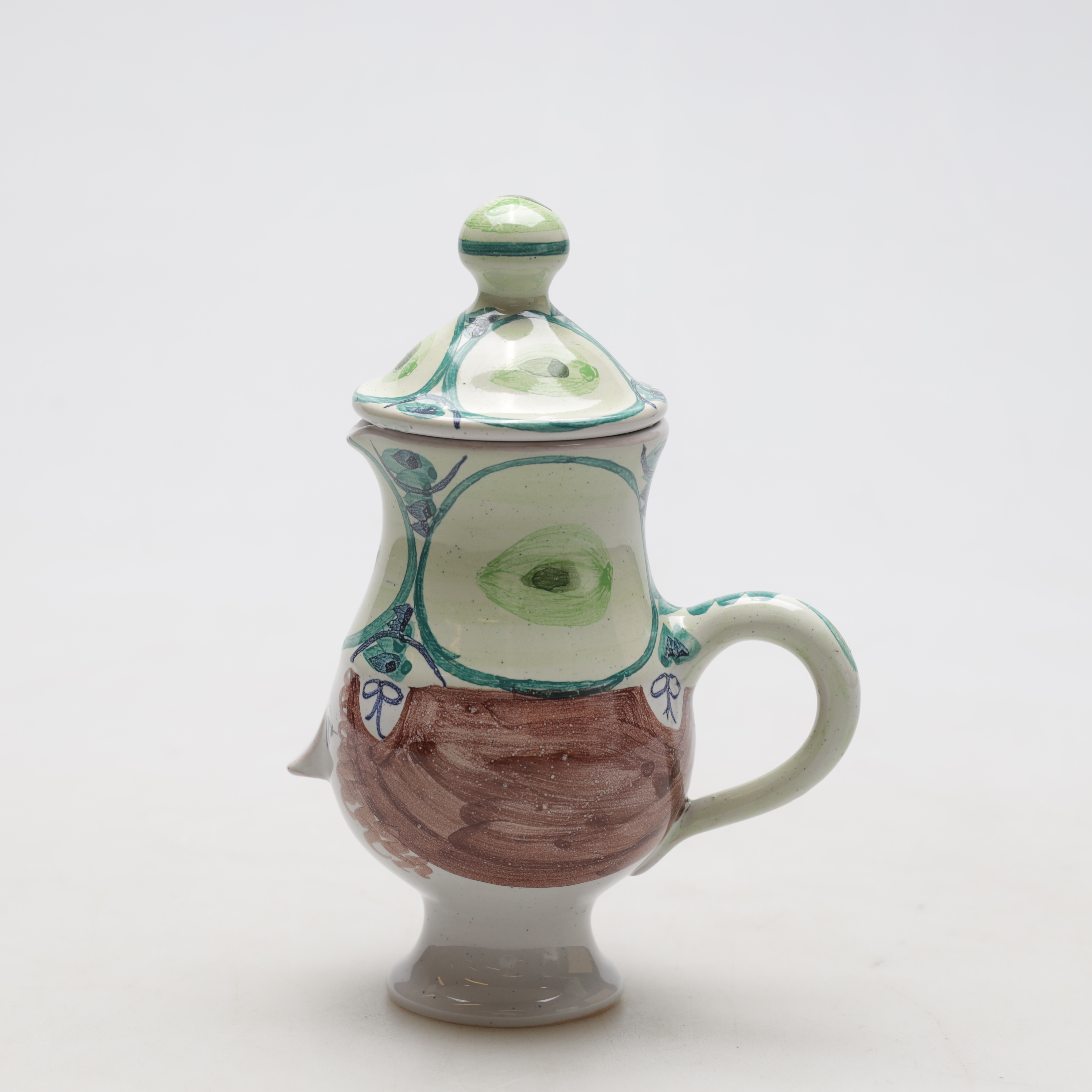 BJÖRN WINBLAD. Gräddkanna med lock, keramik, Danmark, 1975. | Barnebys