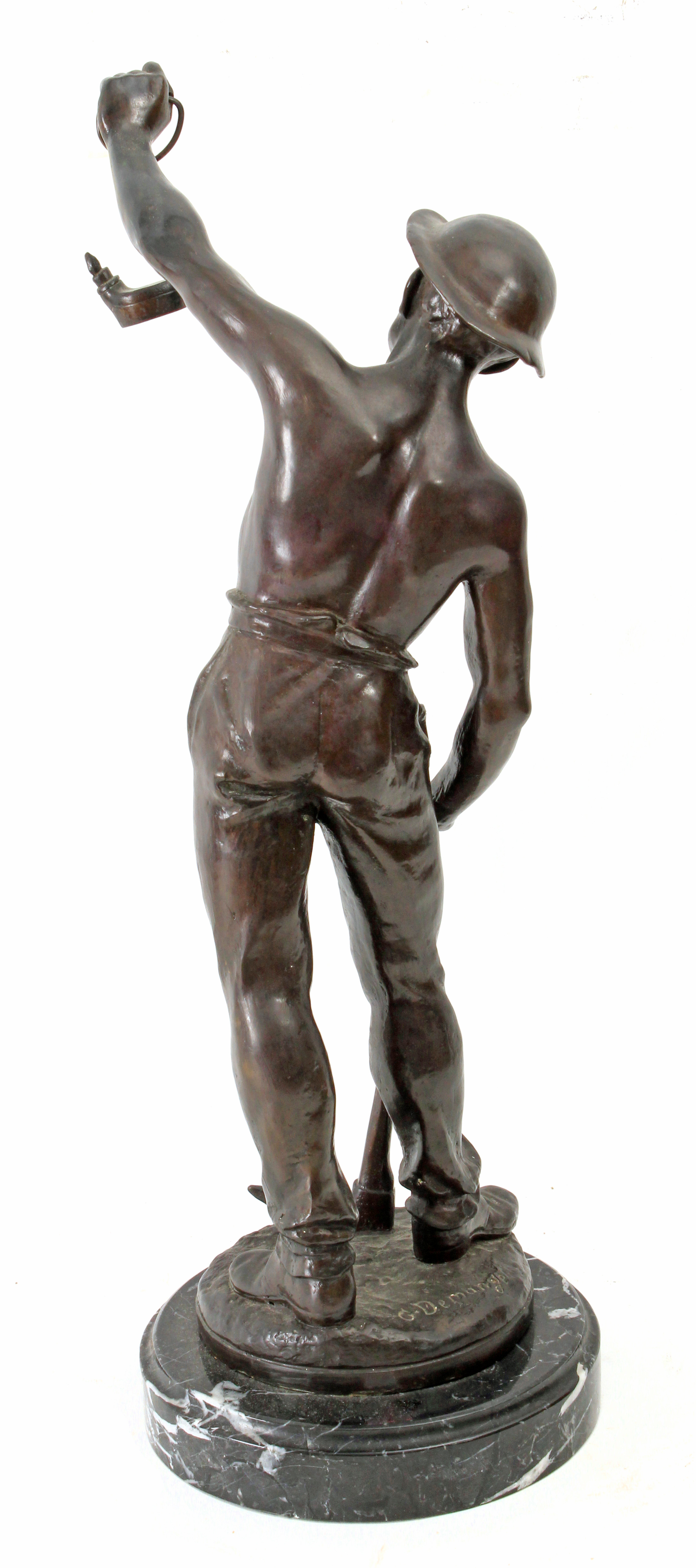 Images for 2148085. G. DEMANGE (1865-1945). MINER, bronze sculpture ...