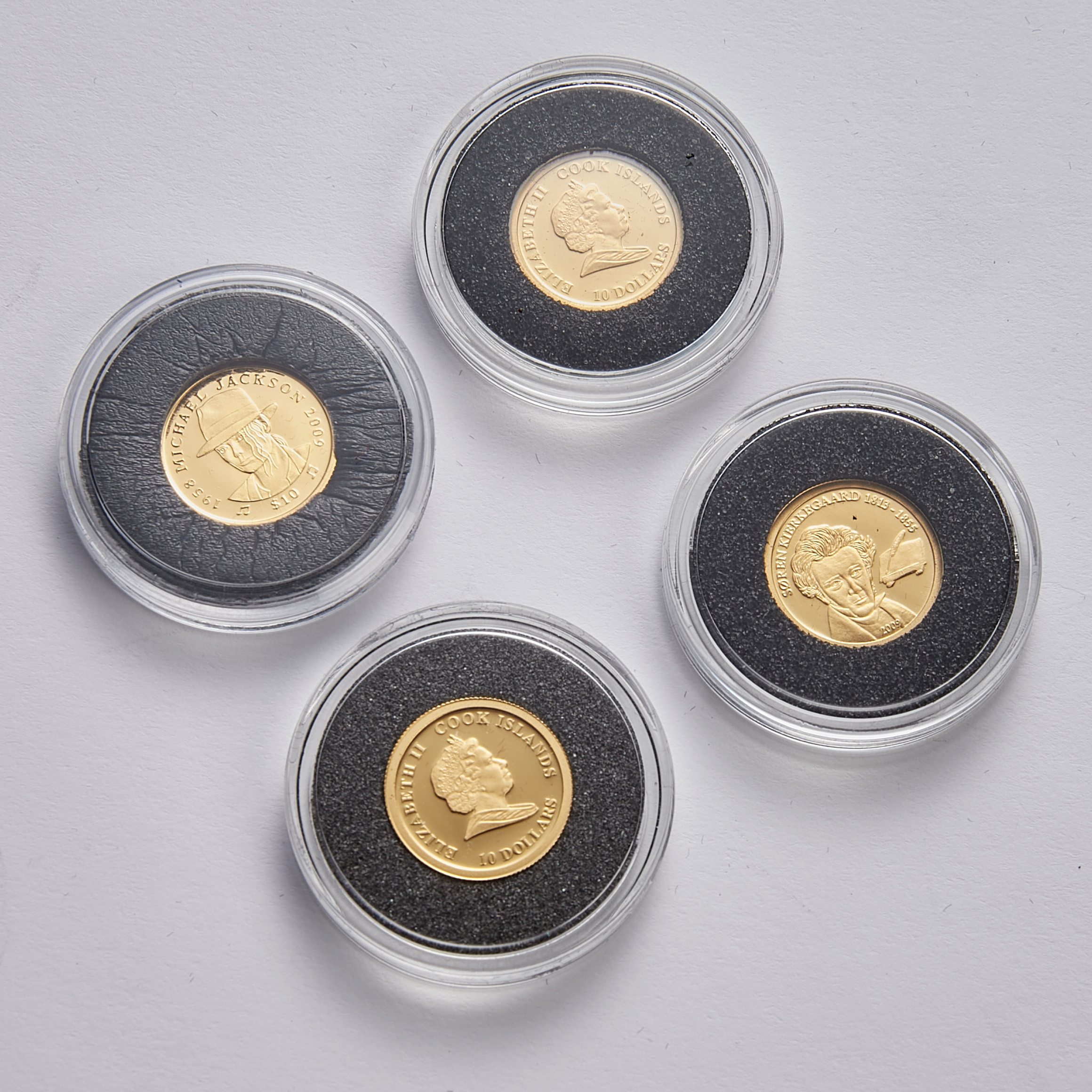 Images for 2148563. COINS/ MEDALS, 16 pcs, "The world's smallest gold ...