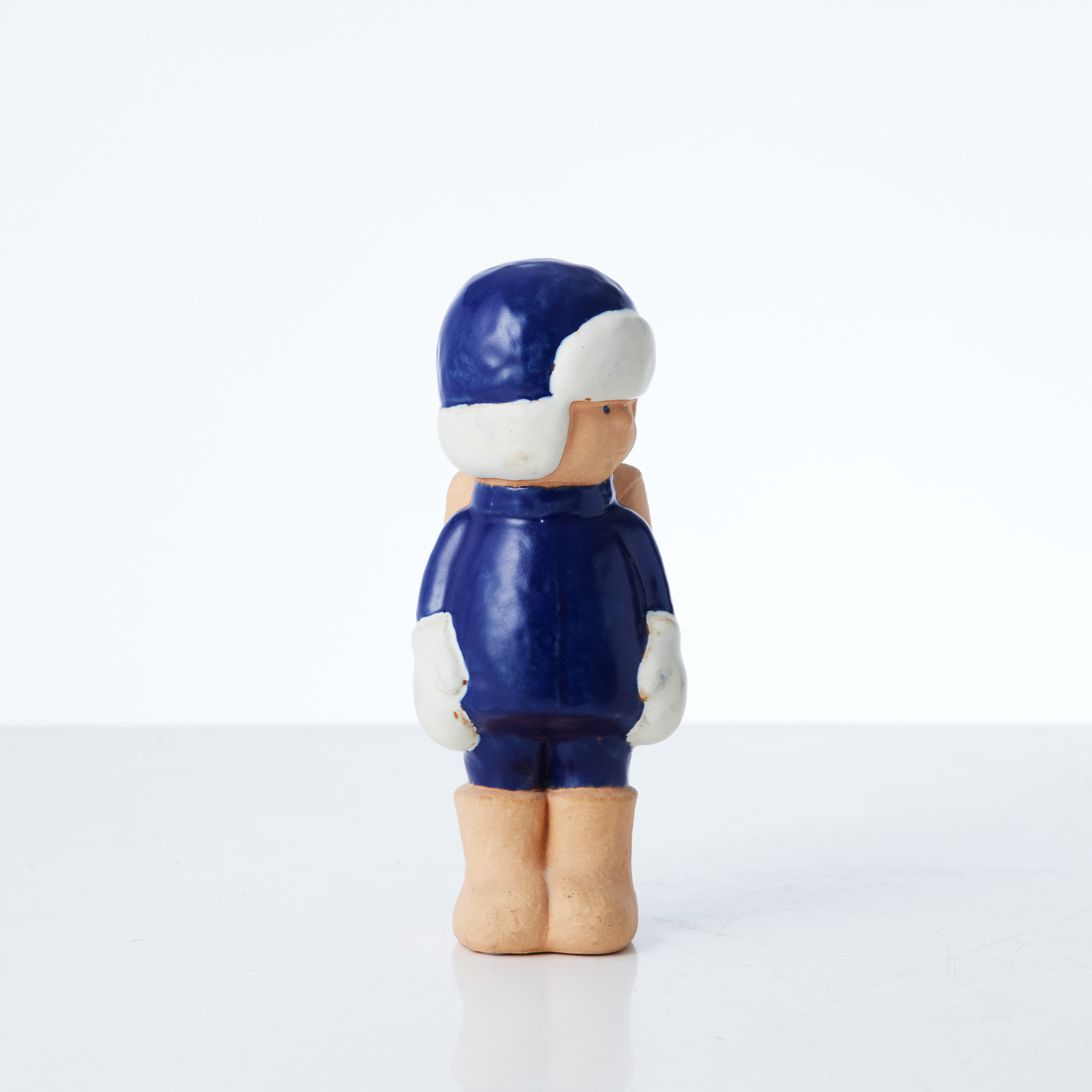 Images for 2149895. LISA LARSON. Boy with backpack, figurine, stoneware ...