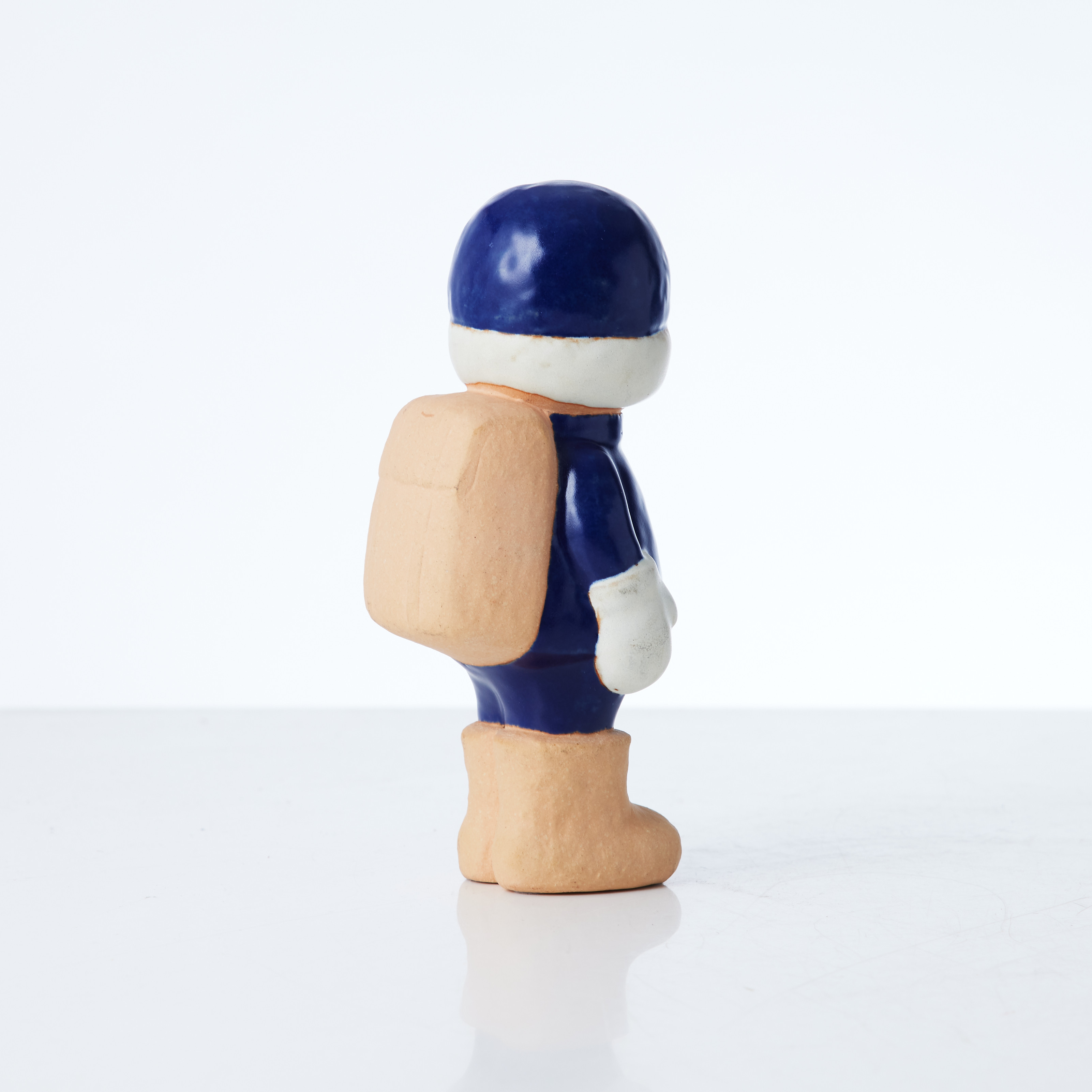 Images for 2149895. LISA LARSON. Boy with backpack, figurine, stoneware ...