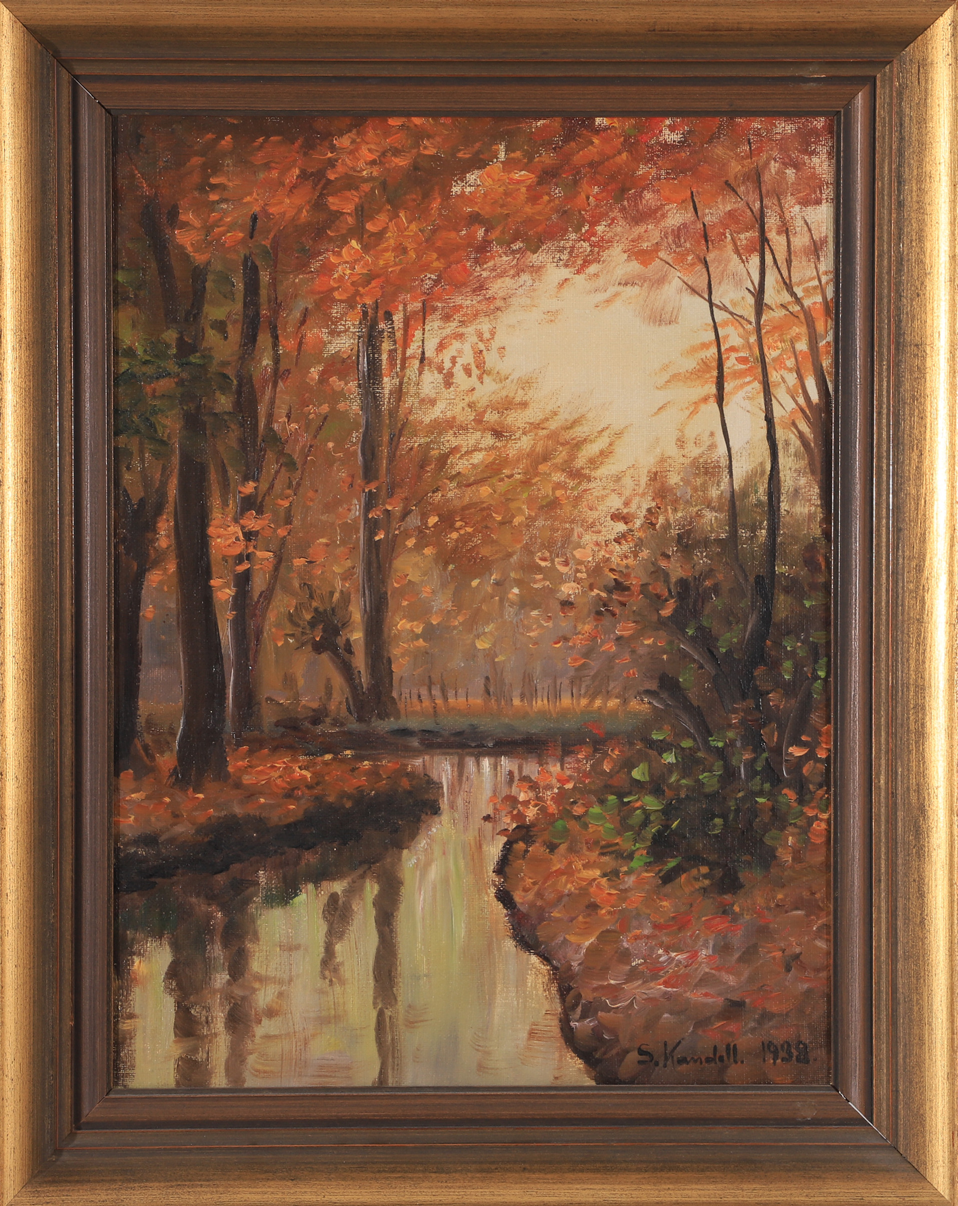 Images for 2151079. STURE KANDELL. Woodland with stream, oil on canvas ...