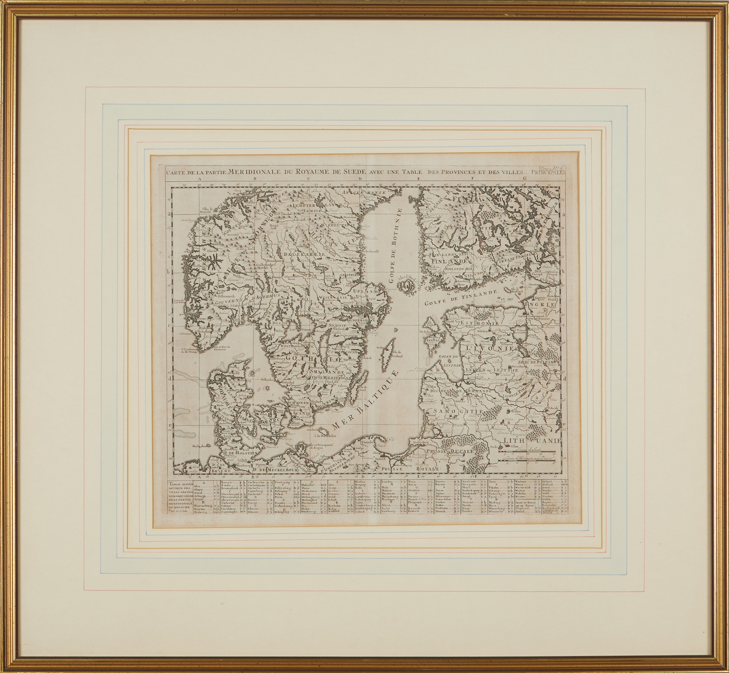 Images for 2154020. CHATELAIN'S MAP OF SWEDEN AND THE BALTIC, ca. 1720 ...