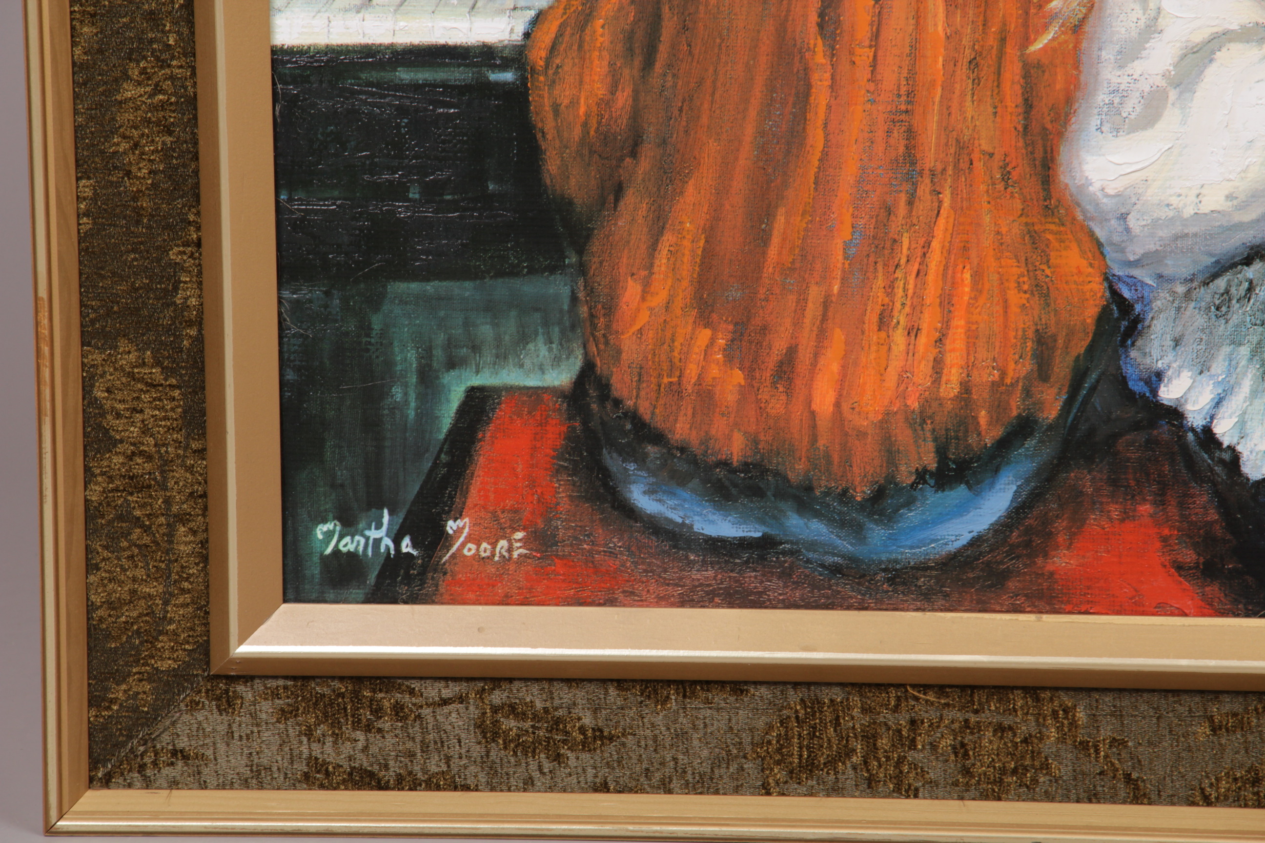 Images for 215722. MARTHA MOORE. Oil on canvas, children's musicians ...