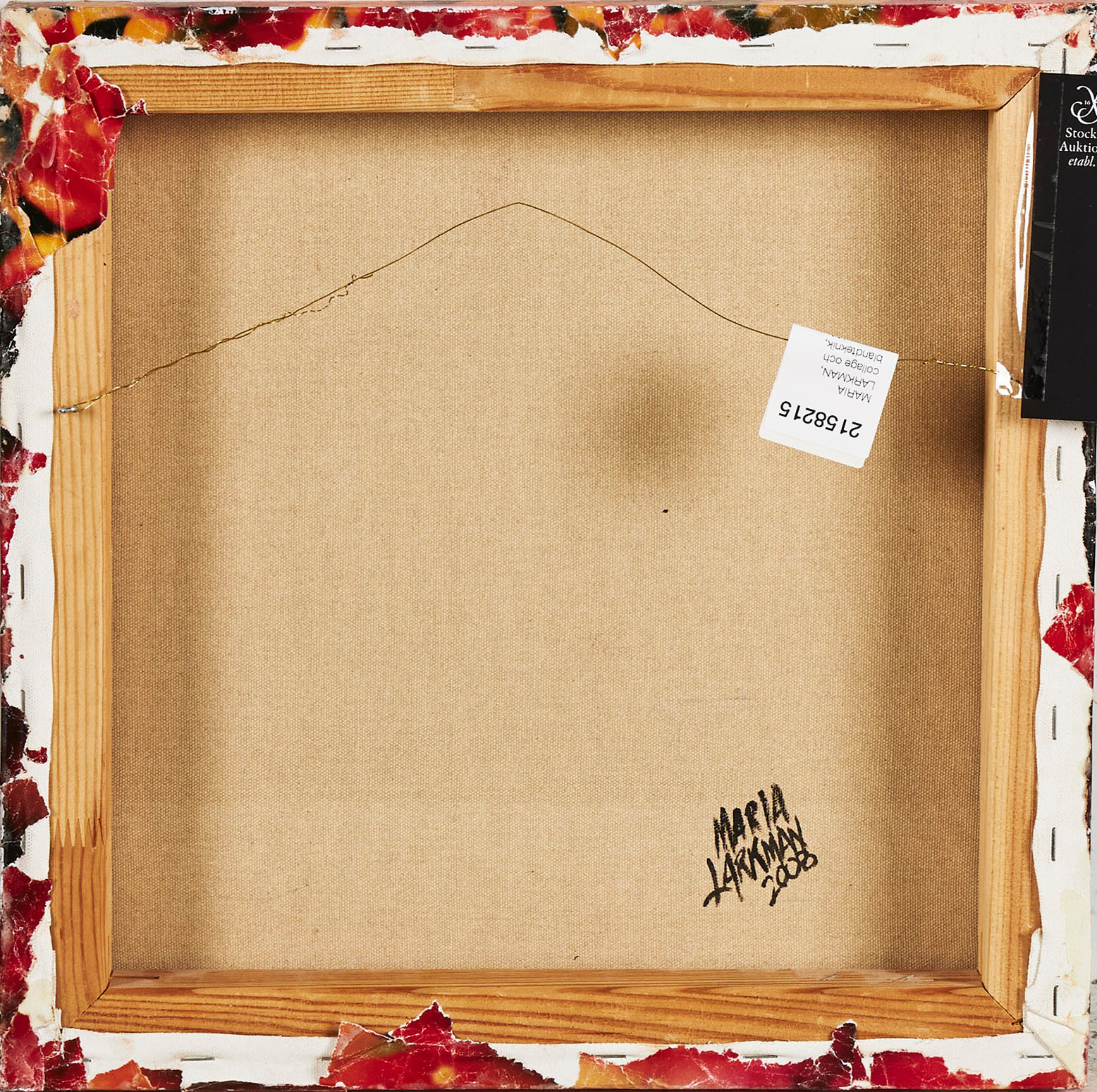 Images for 2158215. MARIA LARKMAN, collage and mixed media, signed ...