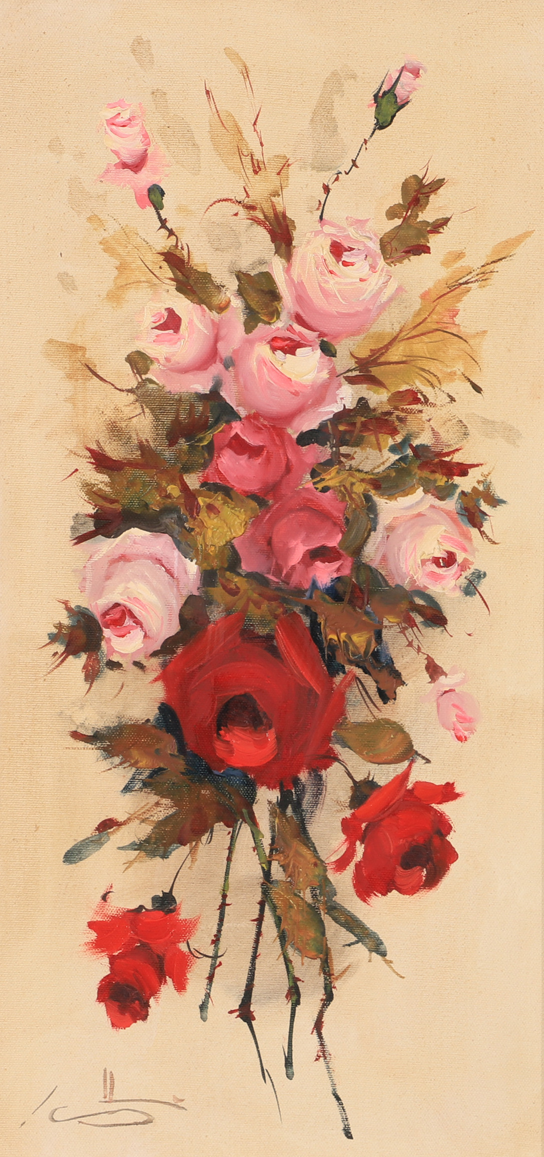 Images for 2171793. NARCISO SCOTTI. Flower still life, 2 oil paintings ...