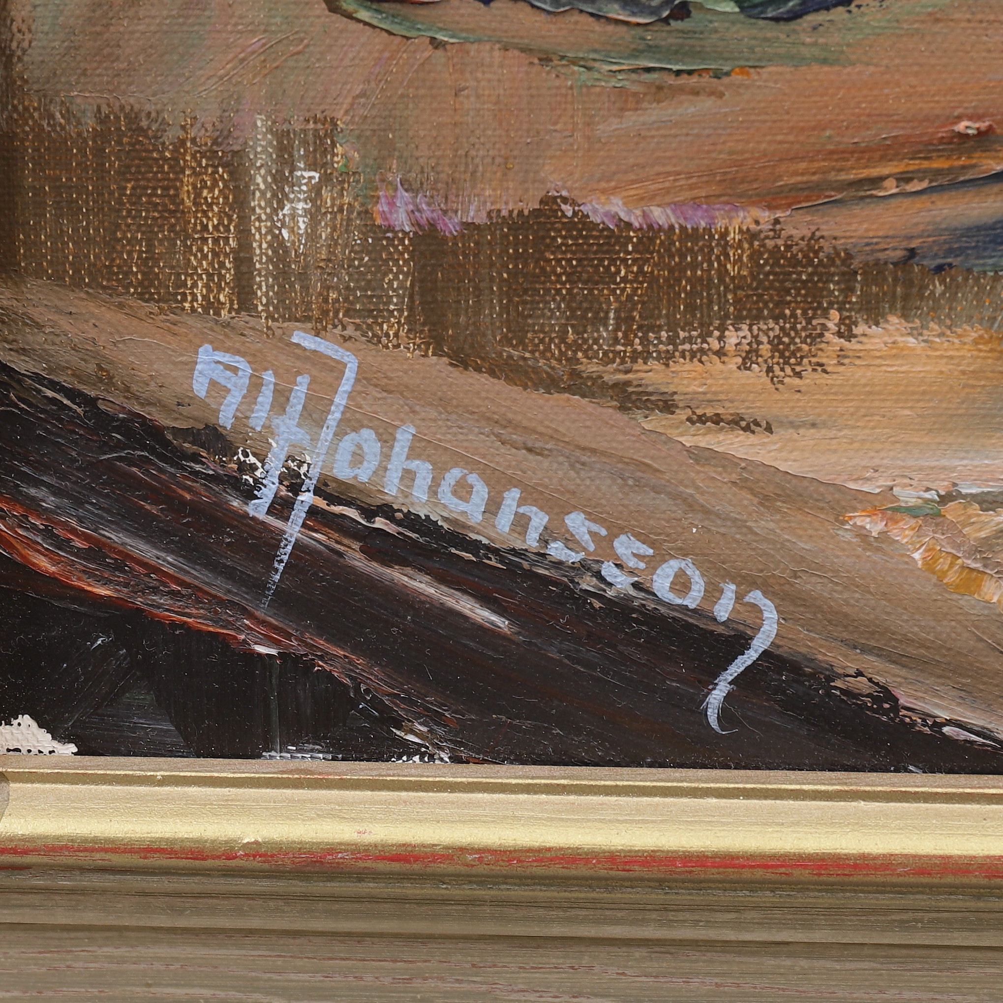 Images for 2172226. ALF JOHANSSON. Oil on canvas. Man with newspaper ...