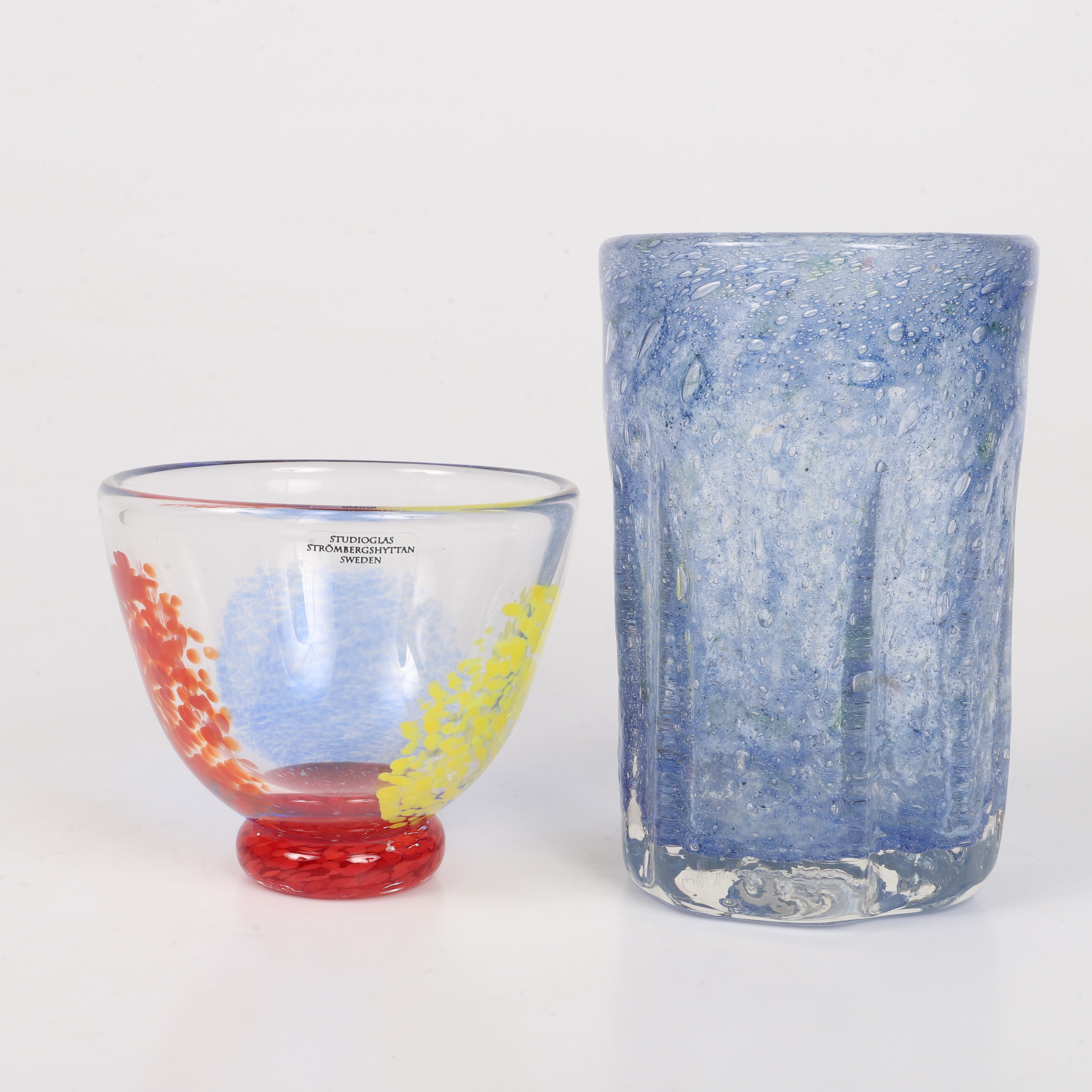 Images for 2175745. VASER M. M, 4 pieces, glass, incl. a studio glass ...