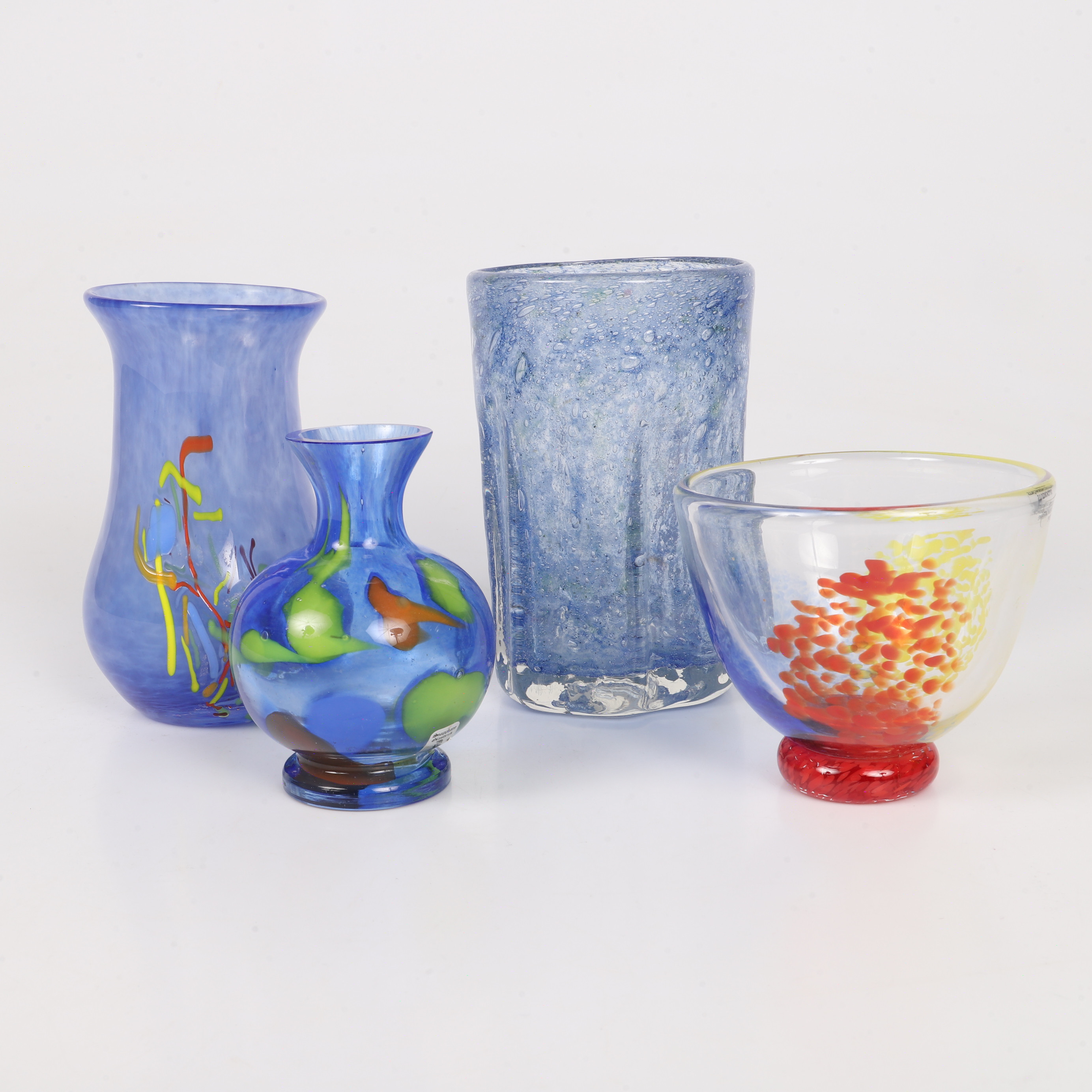 Images for 2175745. VASER M. M, 4 pieces, glass, incl. a studio glass ...