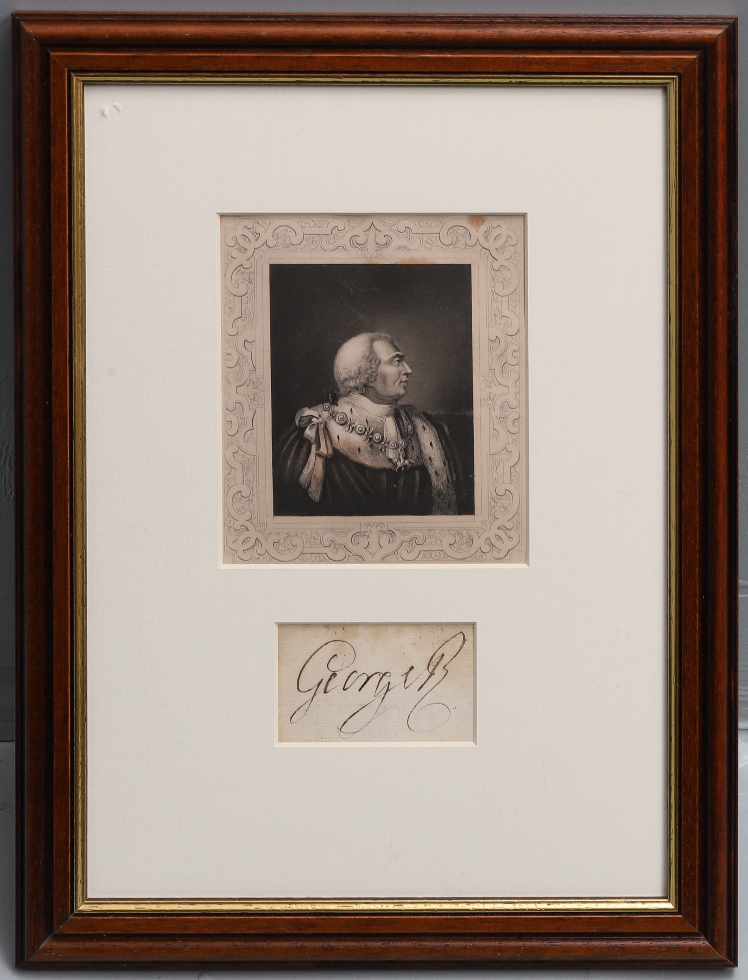 Images for 2179685. KING GEORGE III (1738-1820). CLIPPED HAND WRITTEN ...