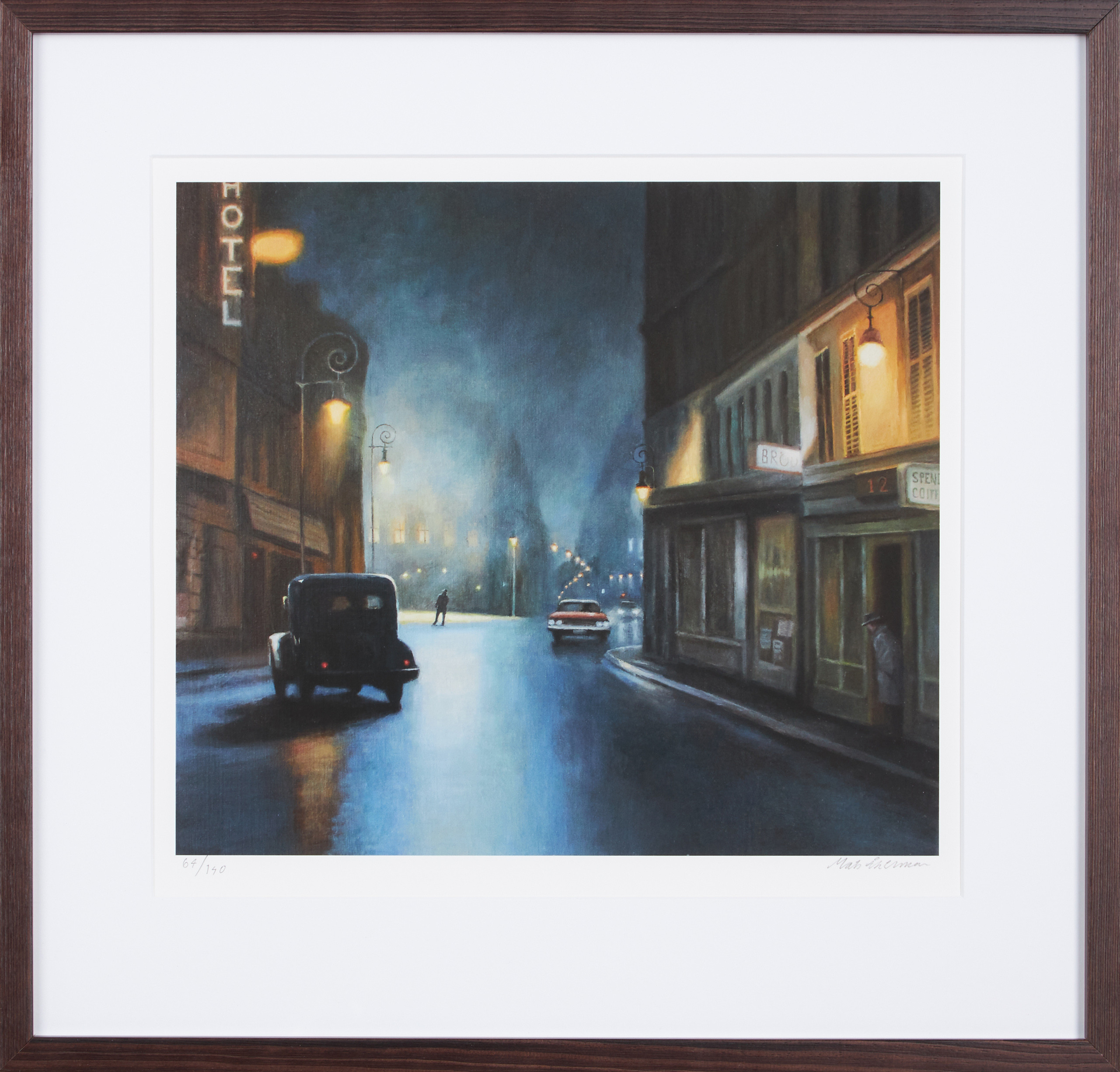 MATS ÅKERMAN (FÖDD 1956). "Snoken", signerad Mats Åkerman, 64/140 ...