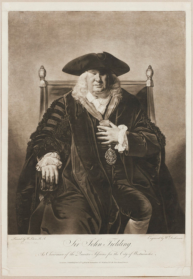 Images for 2180526. William Dickinson Sir John Fielding mezzotint 1778 ...