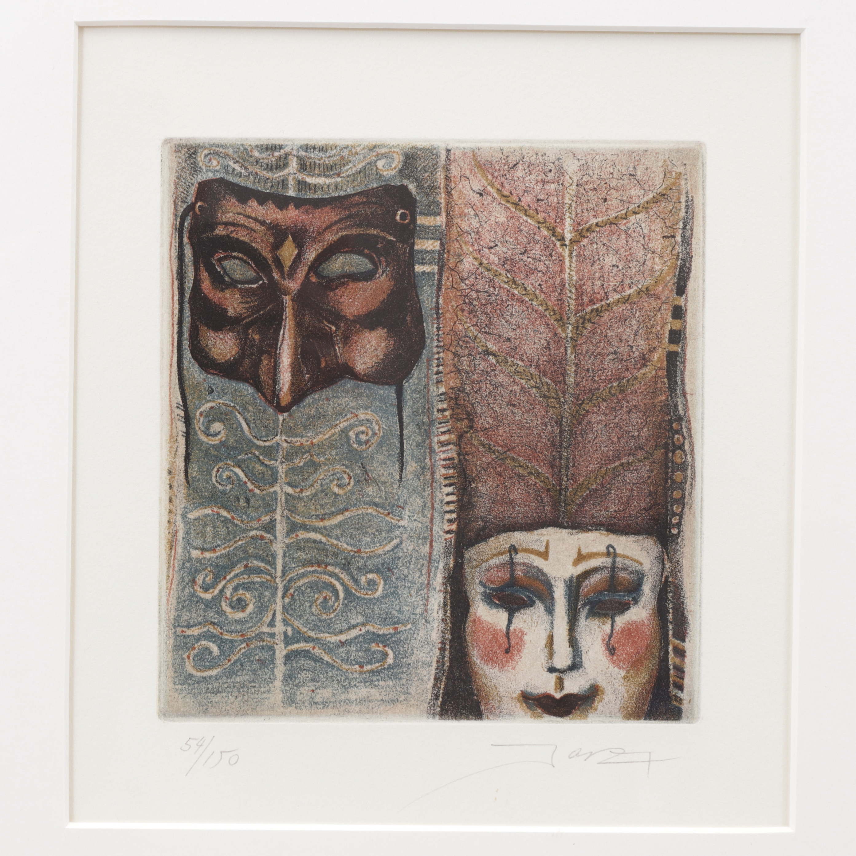 Images for 2180812. IRENE JARZ, PETER JARZ. Color etchings, 2 pcs ...