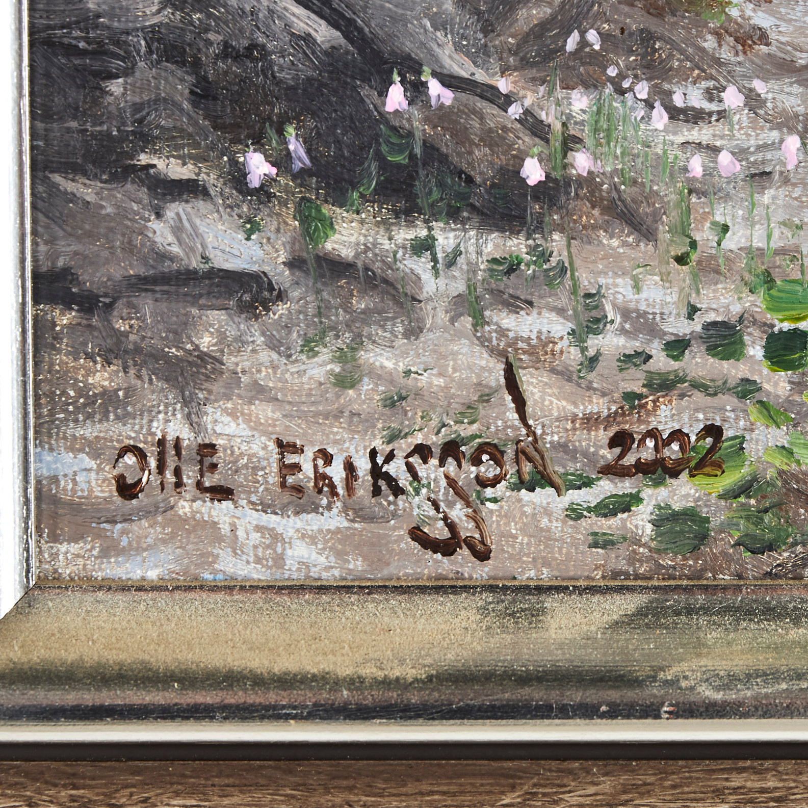 Images for 2180984. OLLE "DROPPEN" ERIKSSON. "Evening", oil on canvas ...