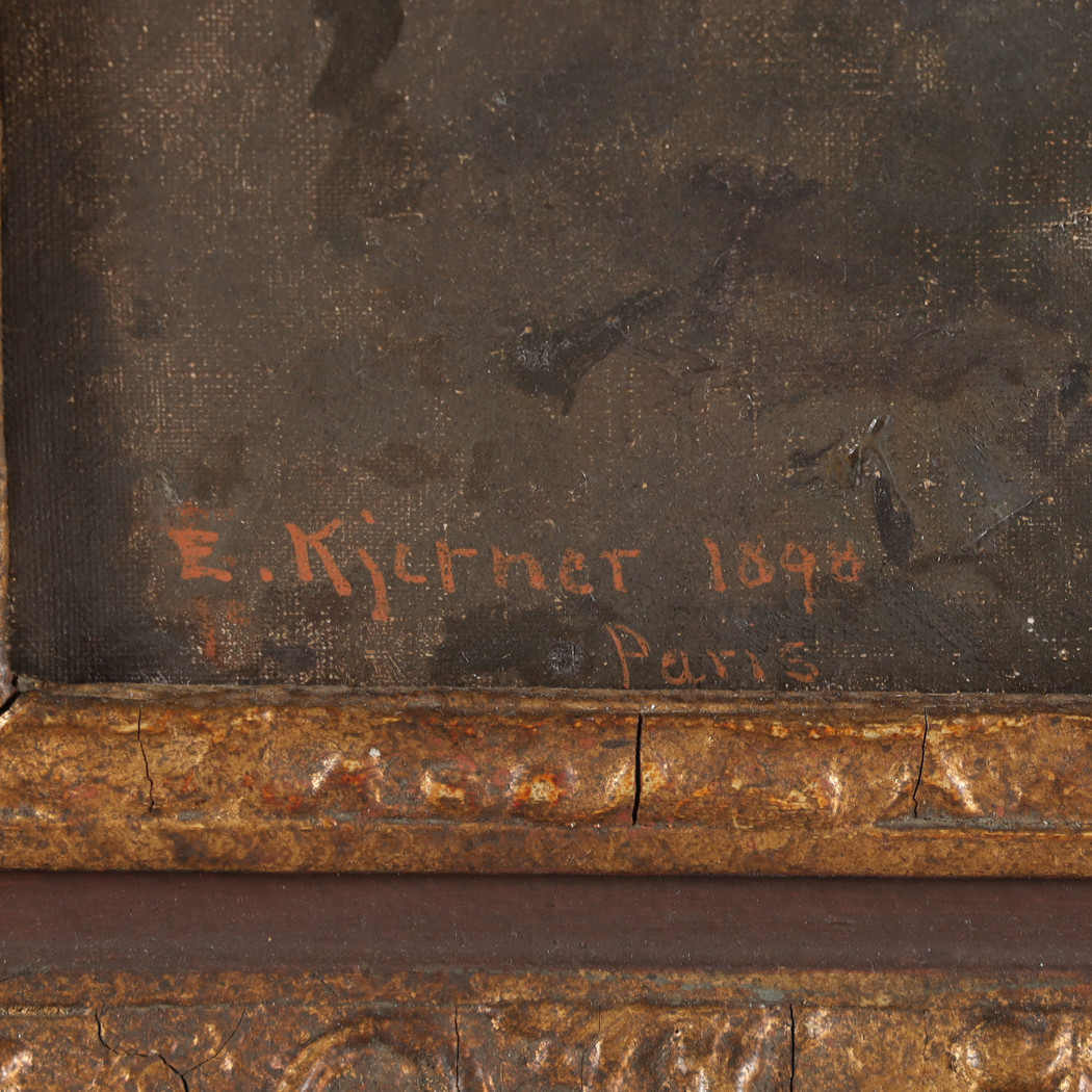 Bilder för 2181345. ESTHER KJERNER. mansporträtt, olja på duk. - Auctionet