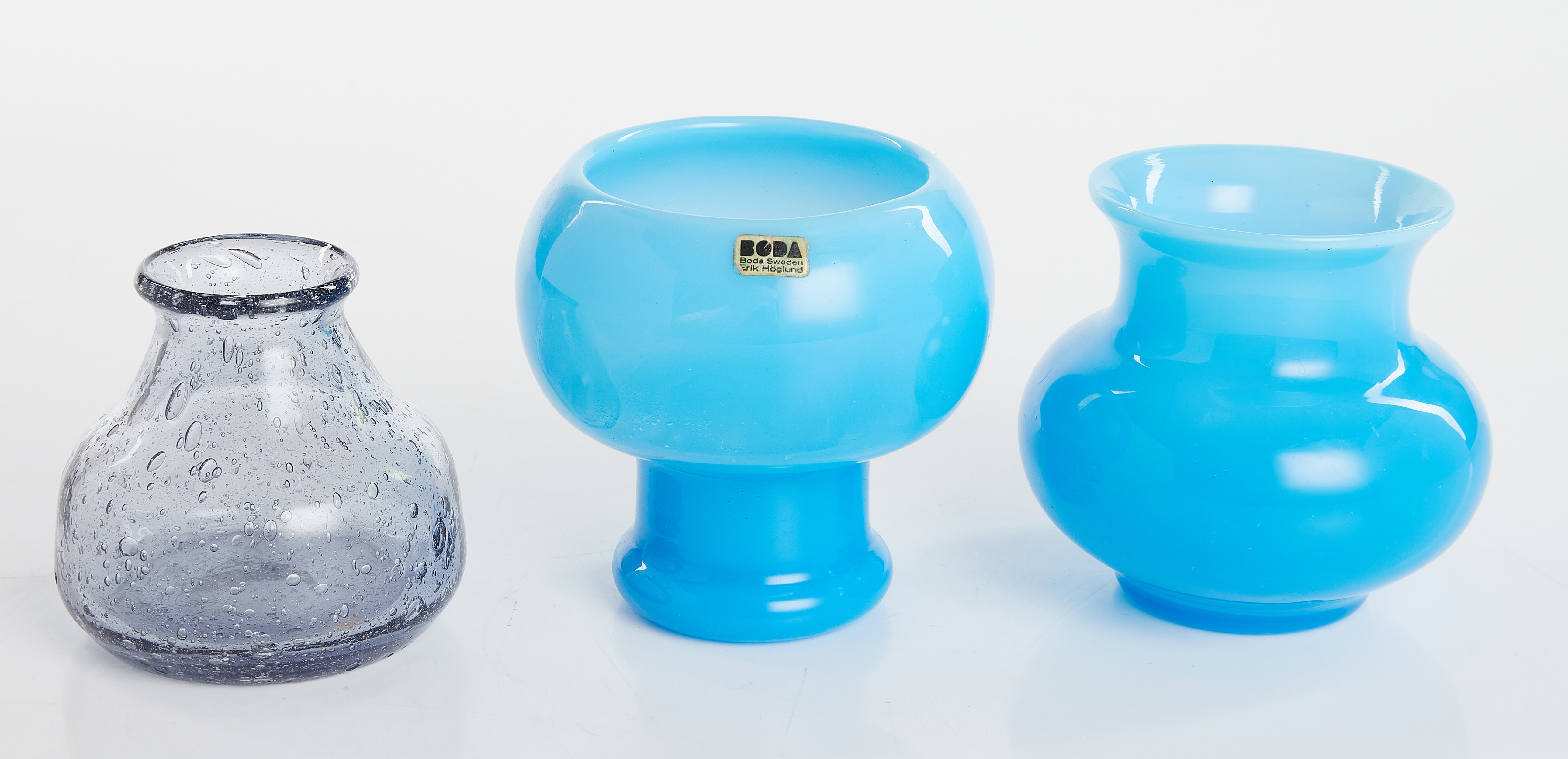 Bilder zu 2191899. ERIK HÖGLUND. Ein Menge Glas, 5 Teile, Glashütte ...
