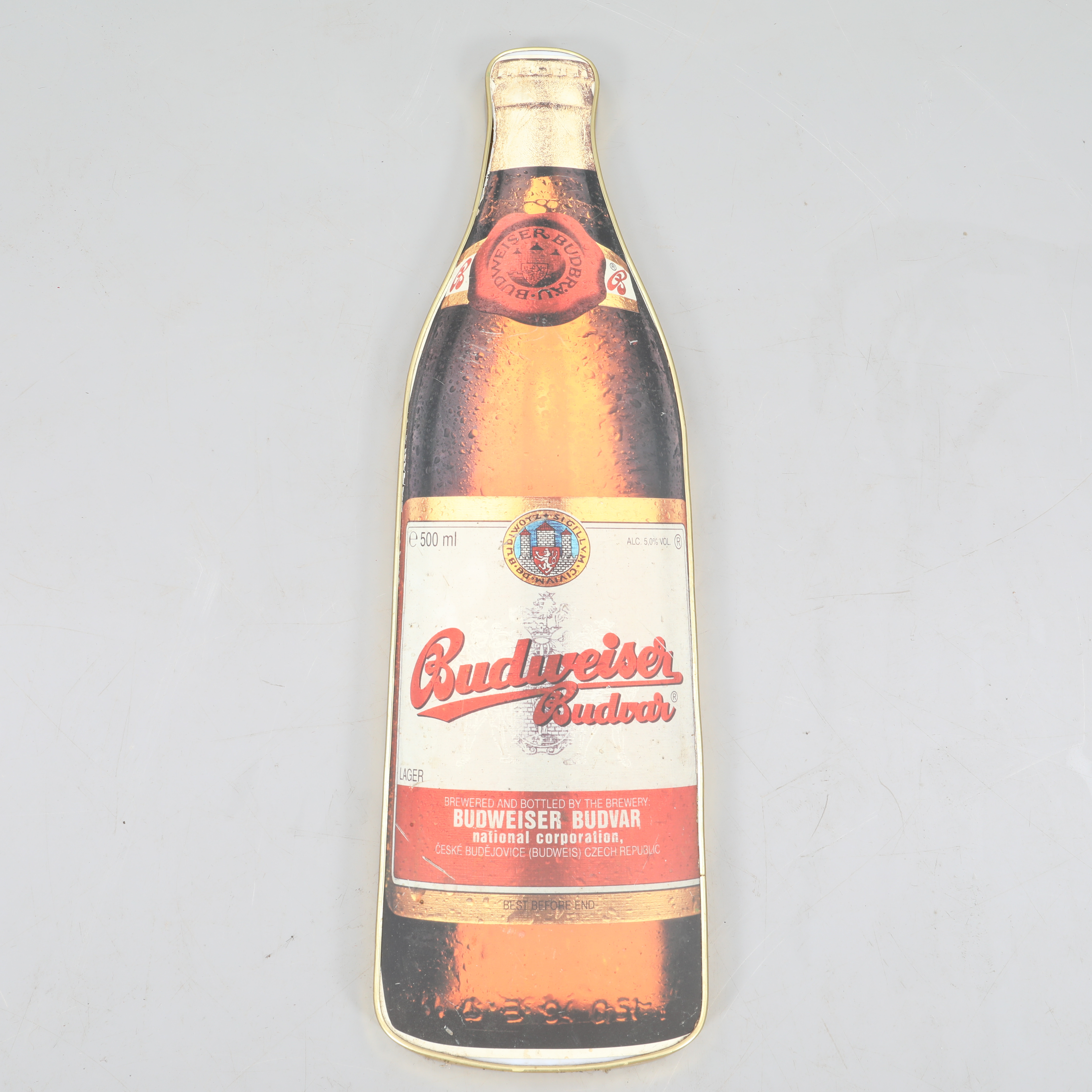 Images for 2192837. ADVERTISING SIGN, plastic, "Budweiser budvar ...