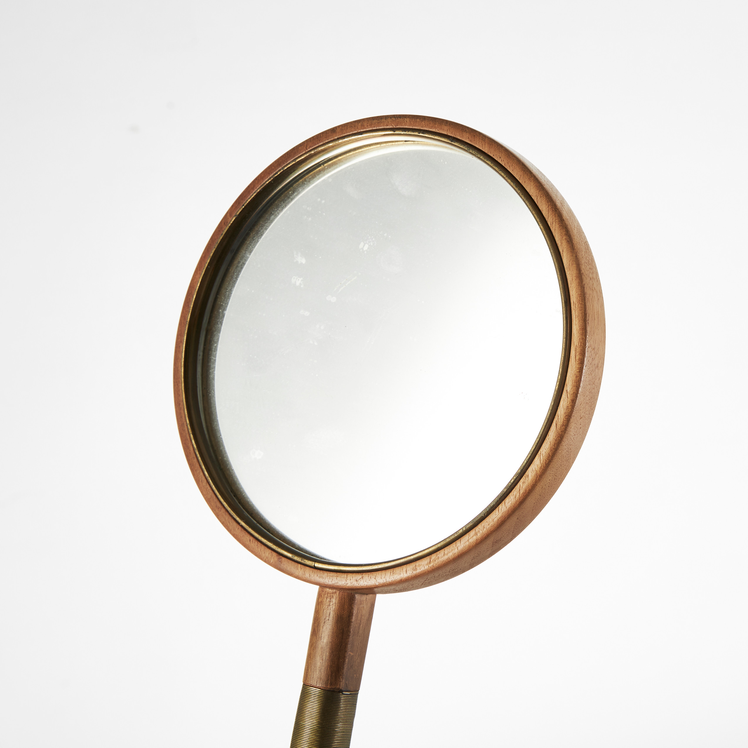 Images for 2196792. HAND MIRROR, 1950s/60s, walnut, with partially ...
