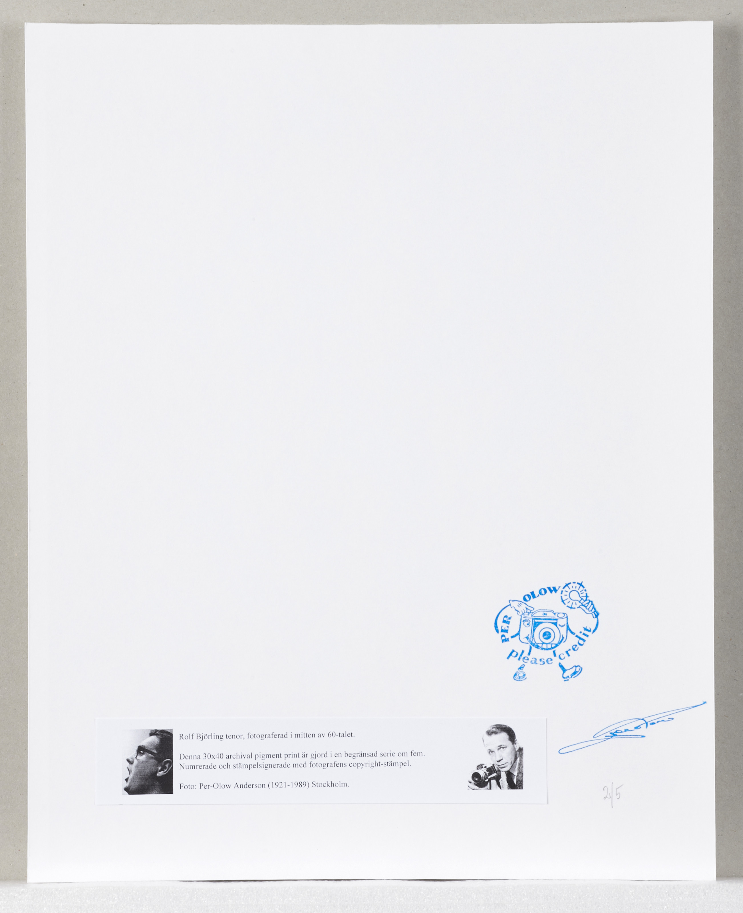 Images for 2197918. PER-OLOW ANDERSON (1921-1989): "The tenor Rolf ...