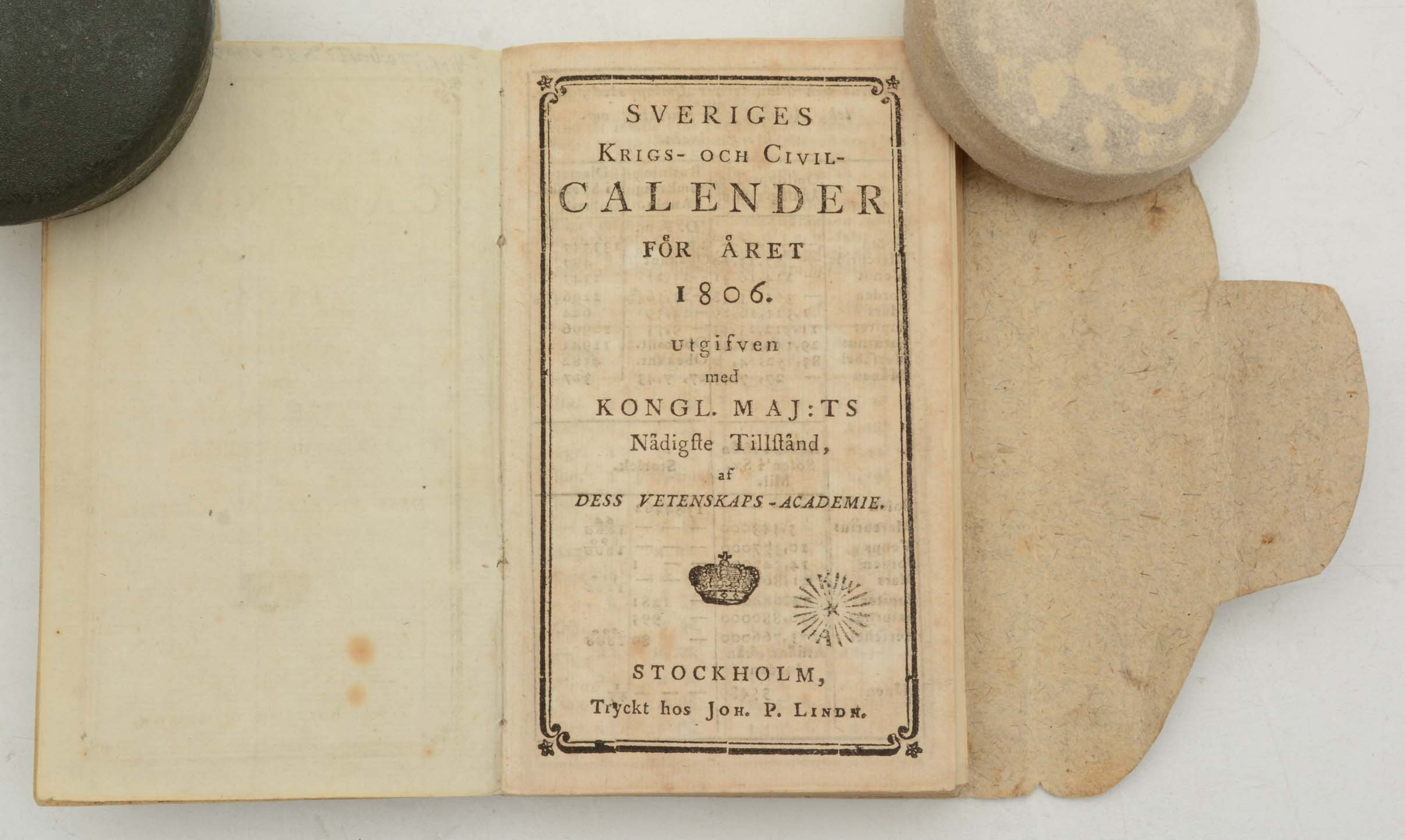 Images for 2202756. Sweden's war and civil calendar for the year 1806 ...