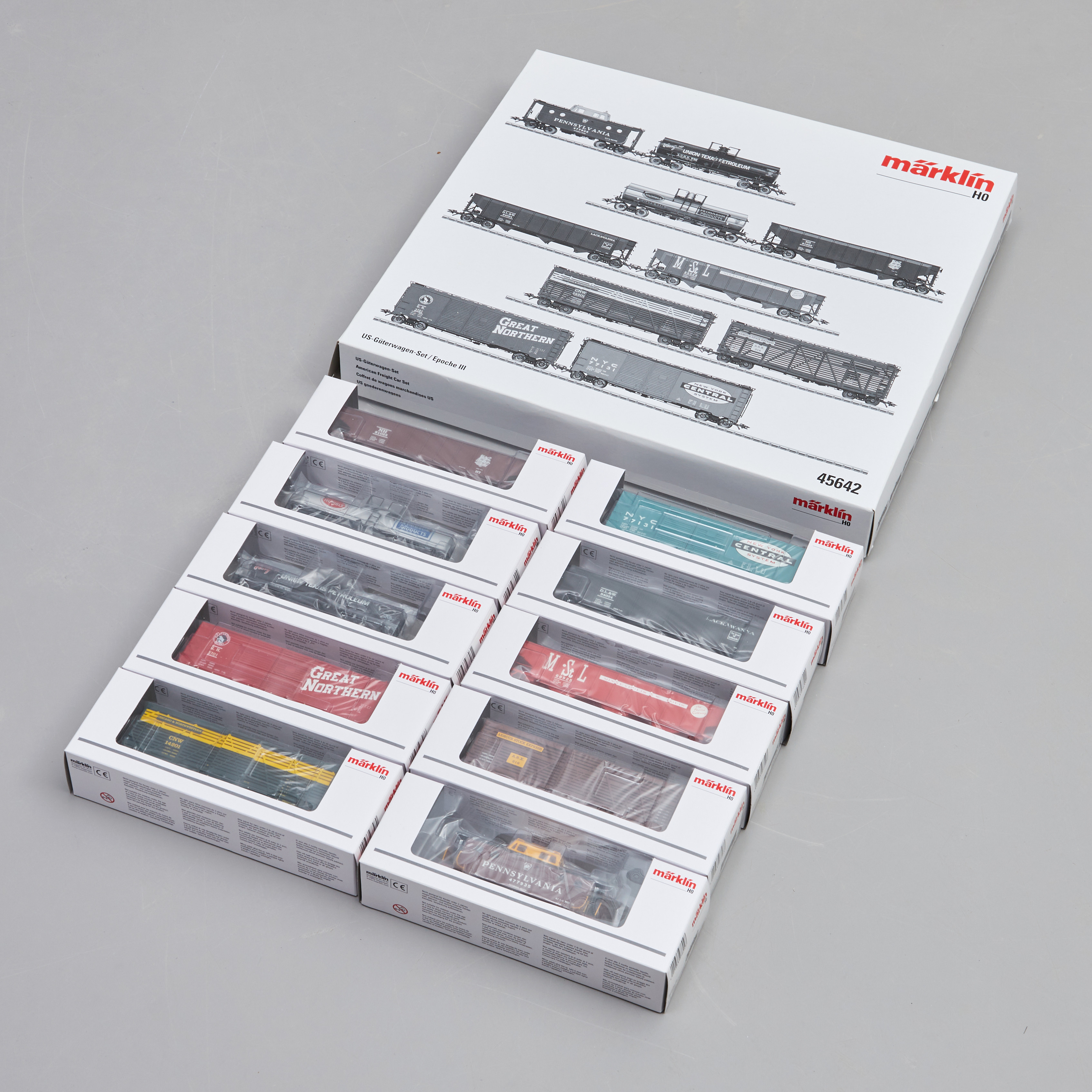 Images for 2204003. MARKLINE. Set 45642, "American Freight Car Set", 10 ...