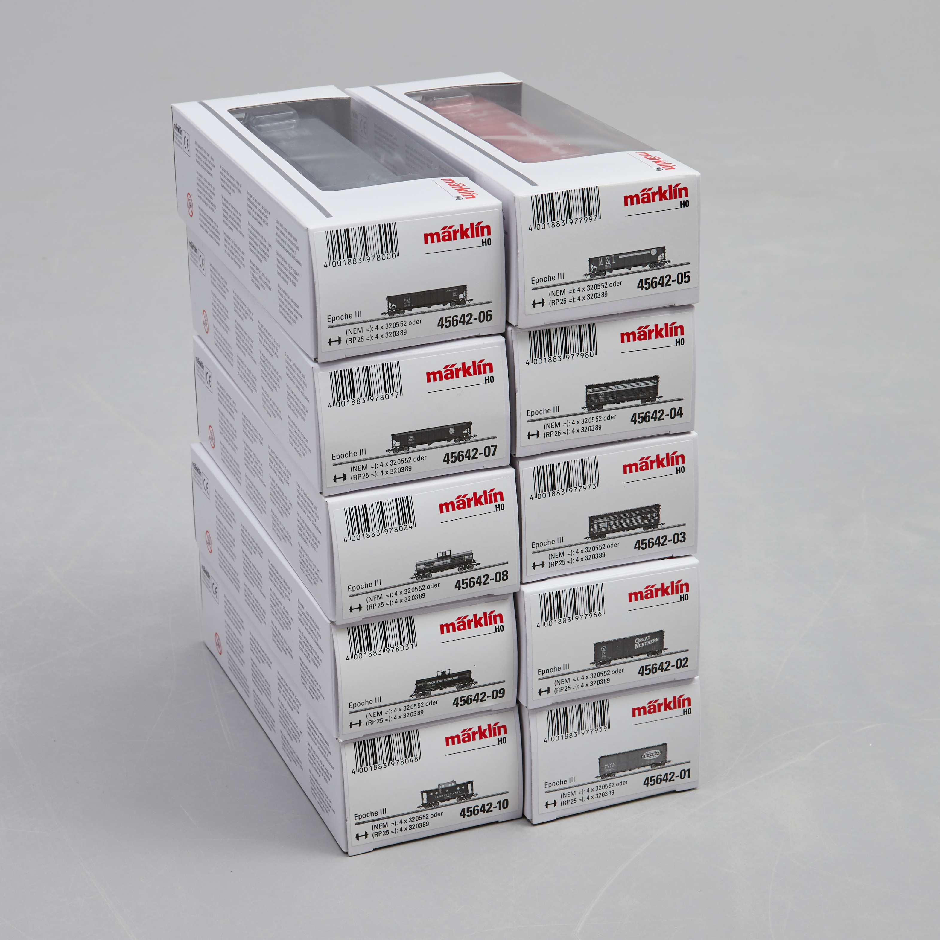 Images for 2204003. MARKLINE. Set 45642, "American Freight Car Set", 10 ...