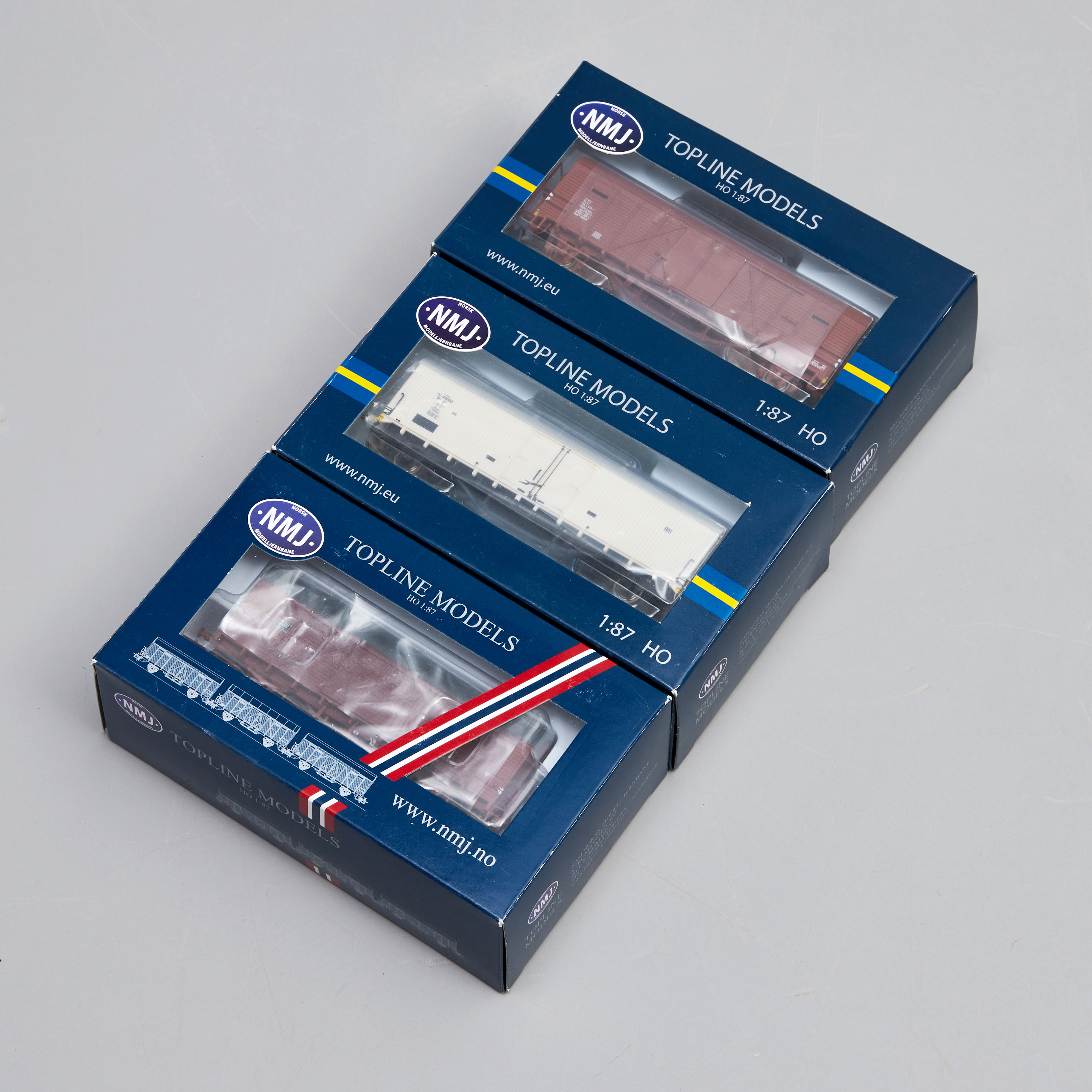 Images for 2206060. TRAIN WAGONS, 6 pcs, Topline Model, NMJ, SJ Goods ...