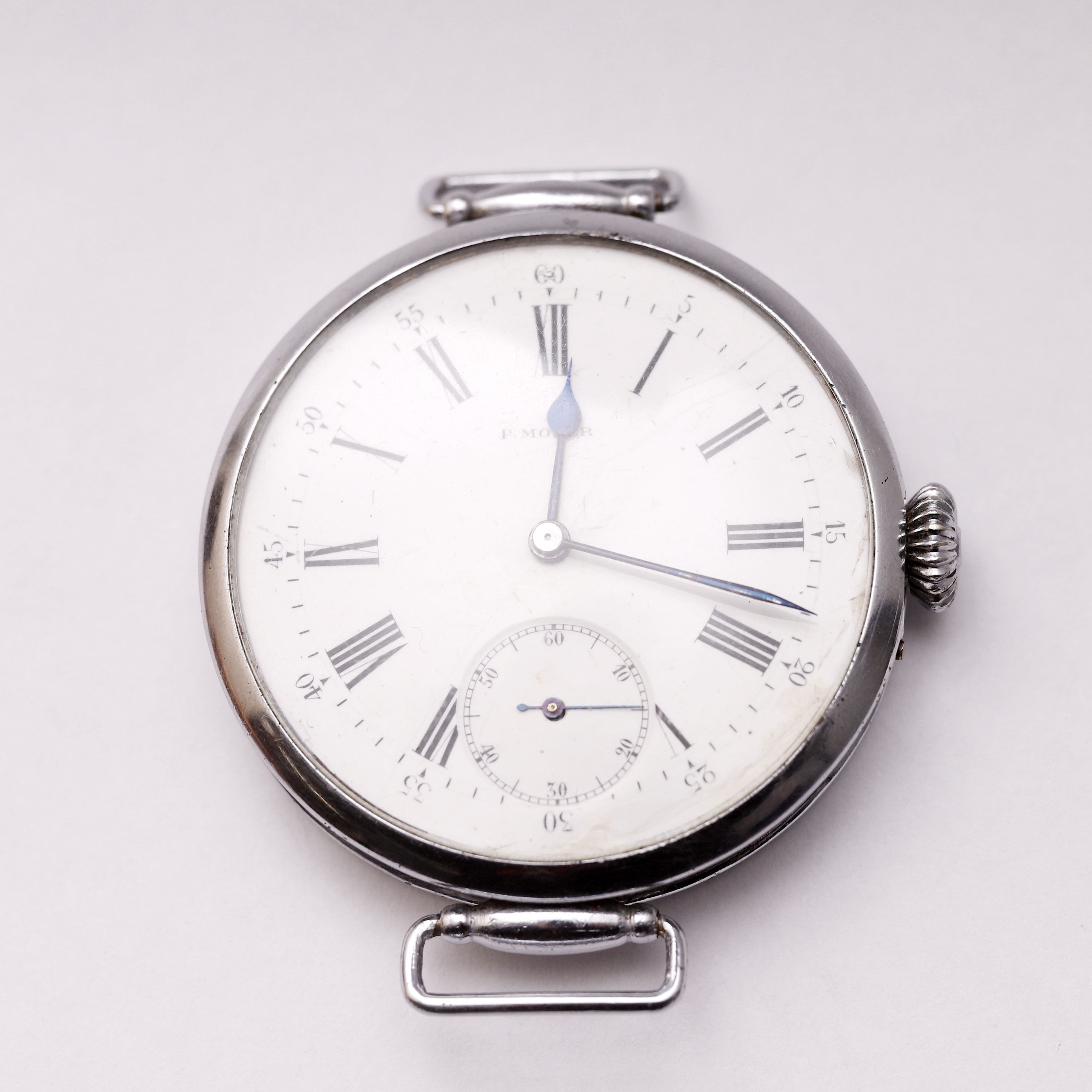 Images for 2206817. P. MOSER, POCKET WATCH, silver-plated metal, first ...