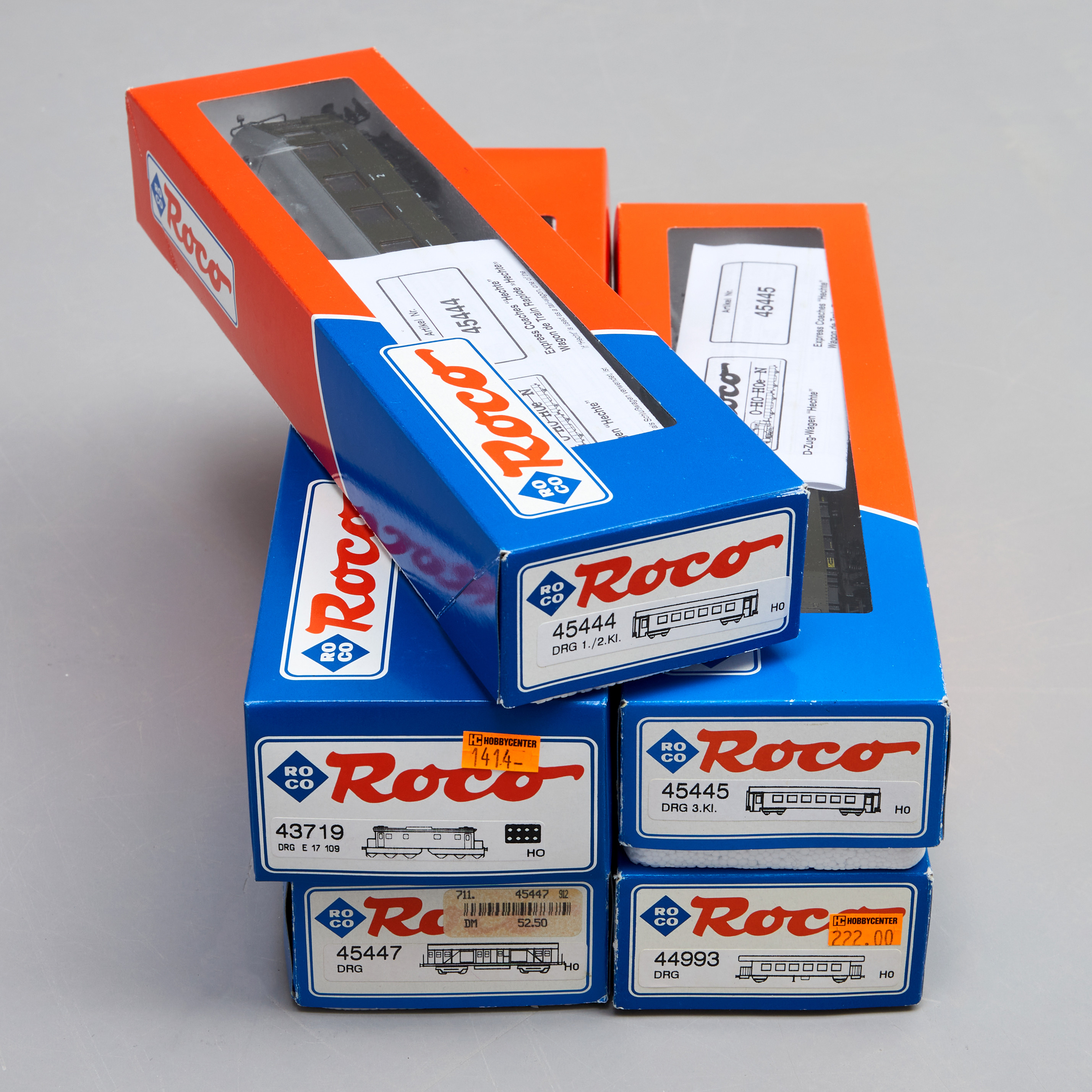 Images for 2207601. ROCO, 2 locomotives, 9 wagons, DRG, in original ...