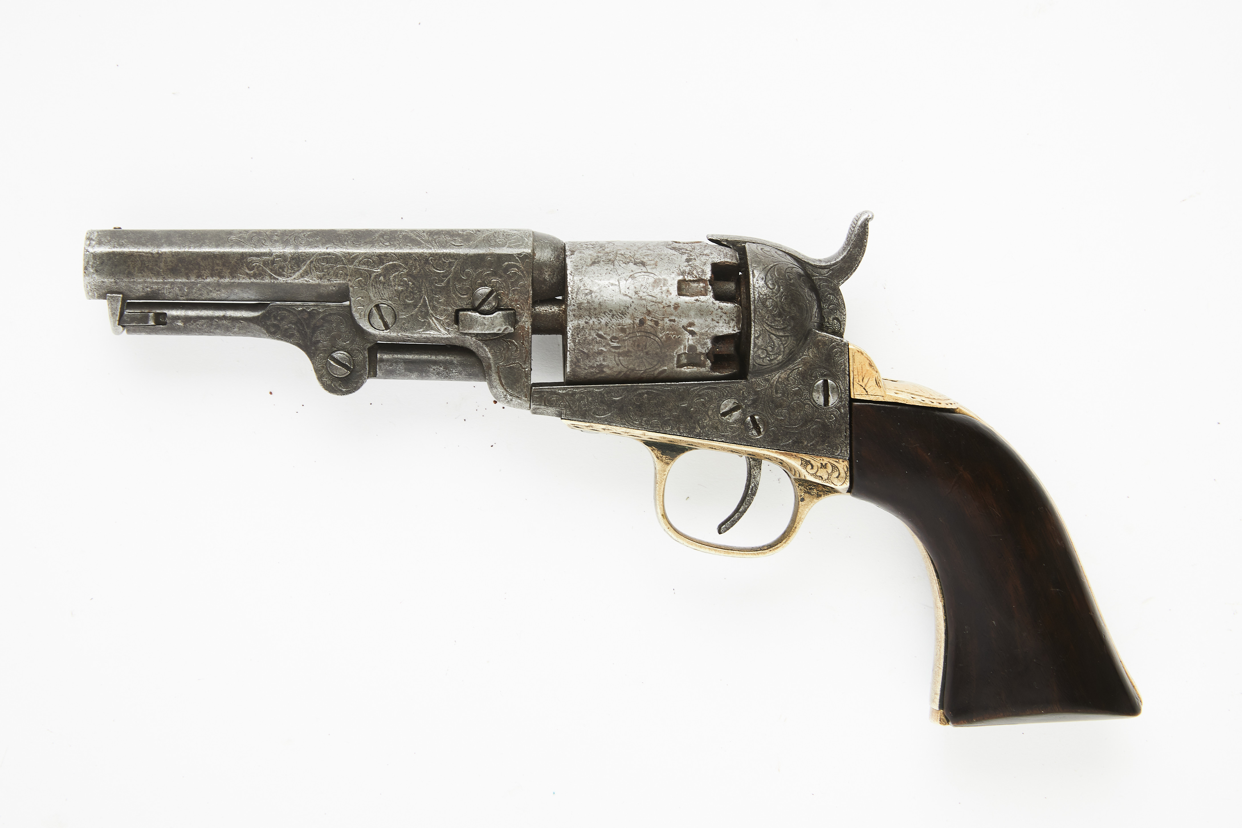 Images for 2208803. BLOCK LOCK REVOLVER, American, Colt 1849 Pocket, no ...