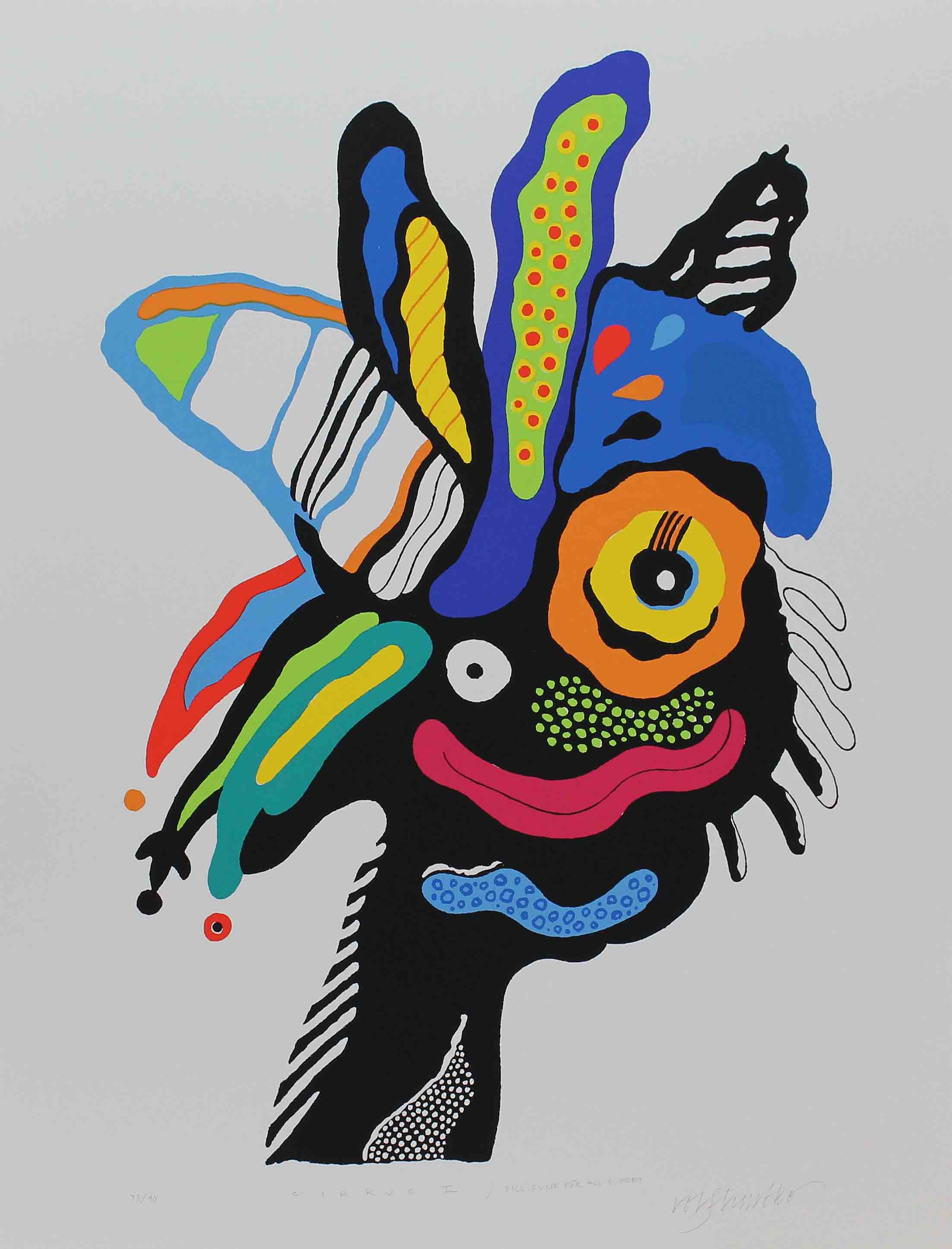 Images for 22093. ROLF LEMBKE. "The Bird Watcher". Serigraphy. Signed ...